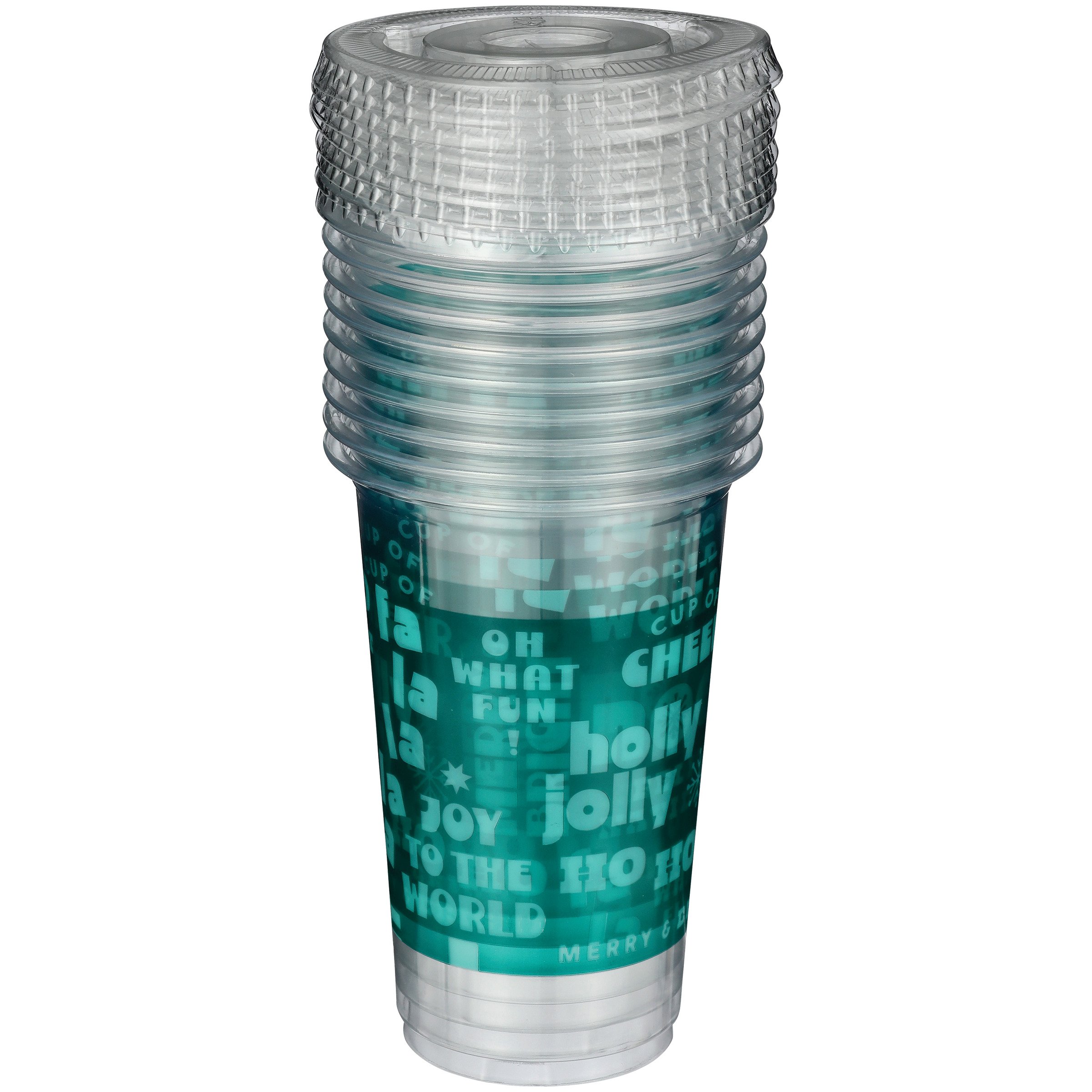 Destination Holiday Christmas Sayings Party Cups with Lids - Shop ...