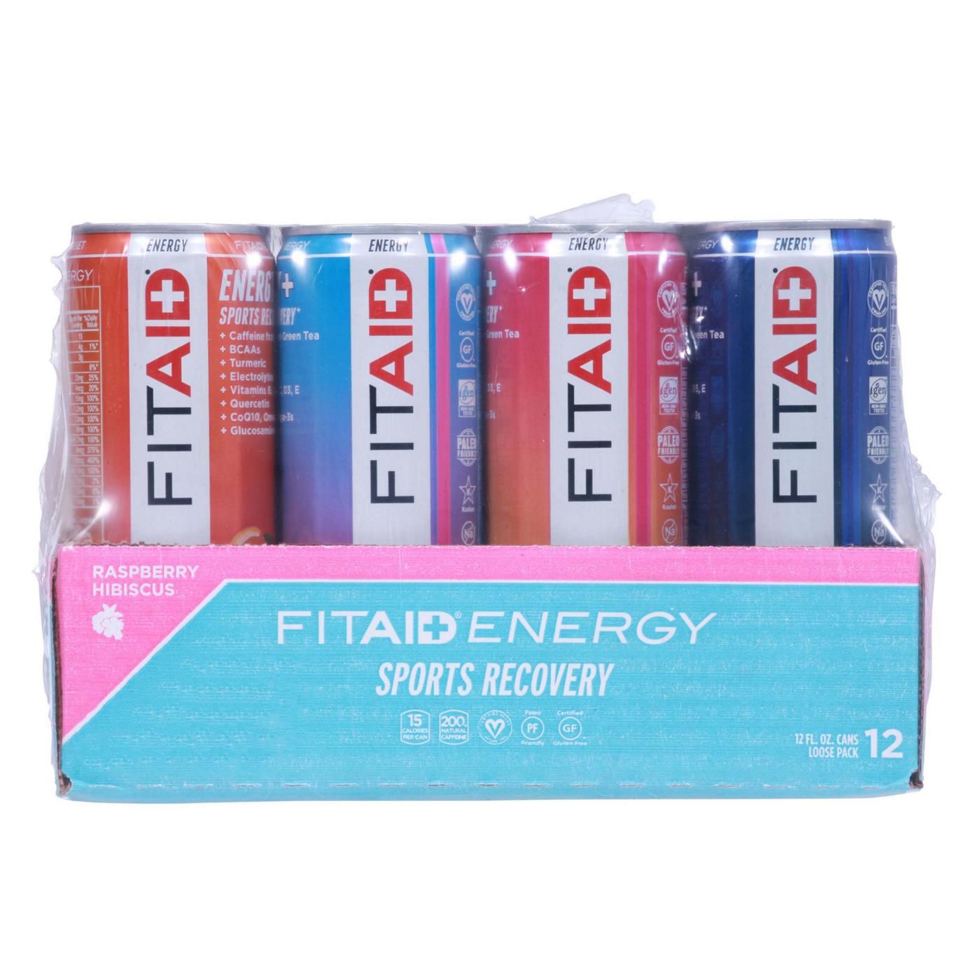 LIFEAID FitAid Energy Drinks Sports Recovery Variety 12 pk Cans - Shop ...
