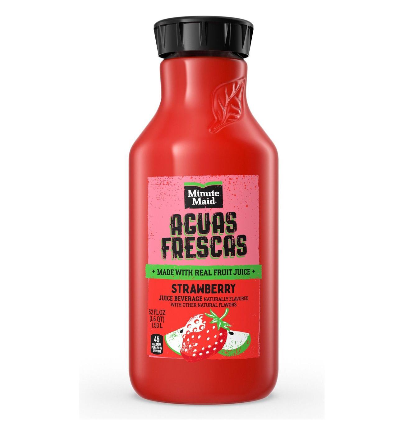 Minute Maid Aguas Frescas Strawberry Juice - Shop Juice at H-E-B