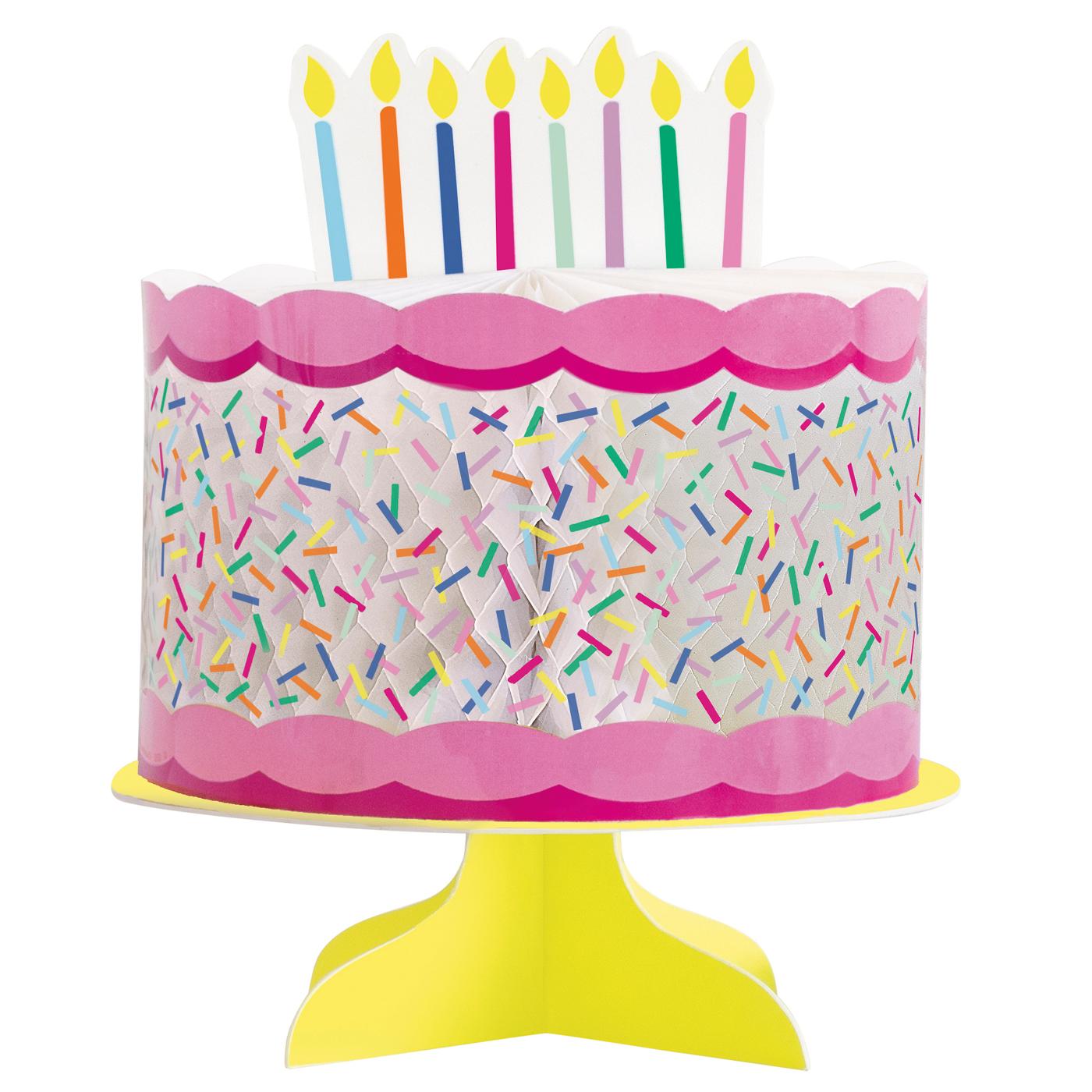 Unique Pink Sprinkles Honeycomb Party Centerpiece - Shop Birthday ...