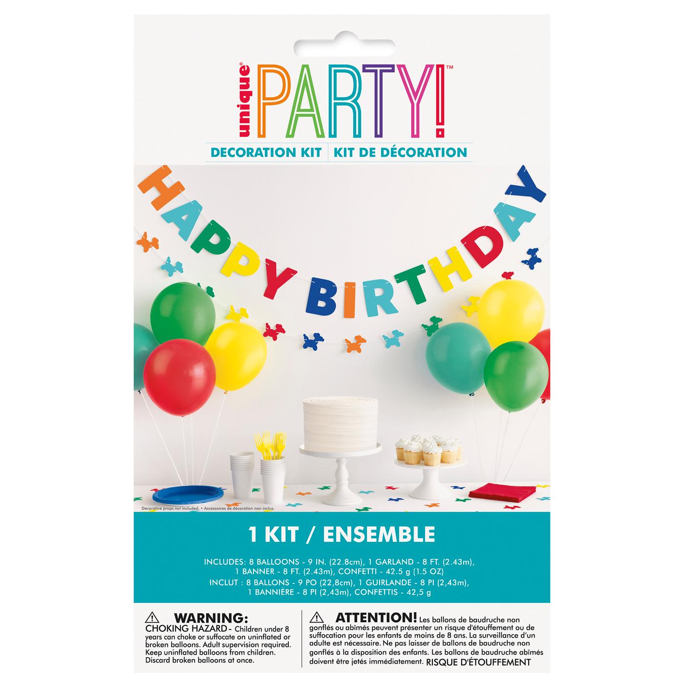 Unique Balloon Dog Birthday Decorating Kit - Shop Party Decor at H-E-B