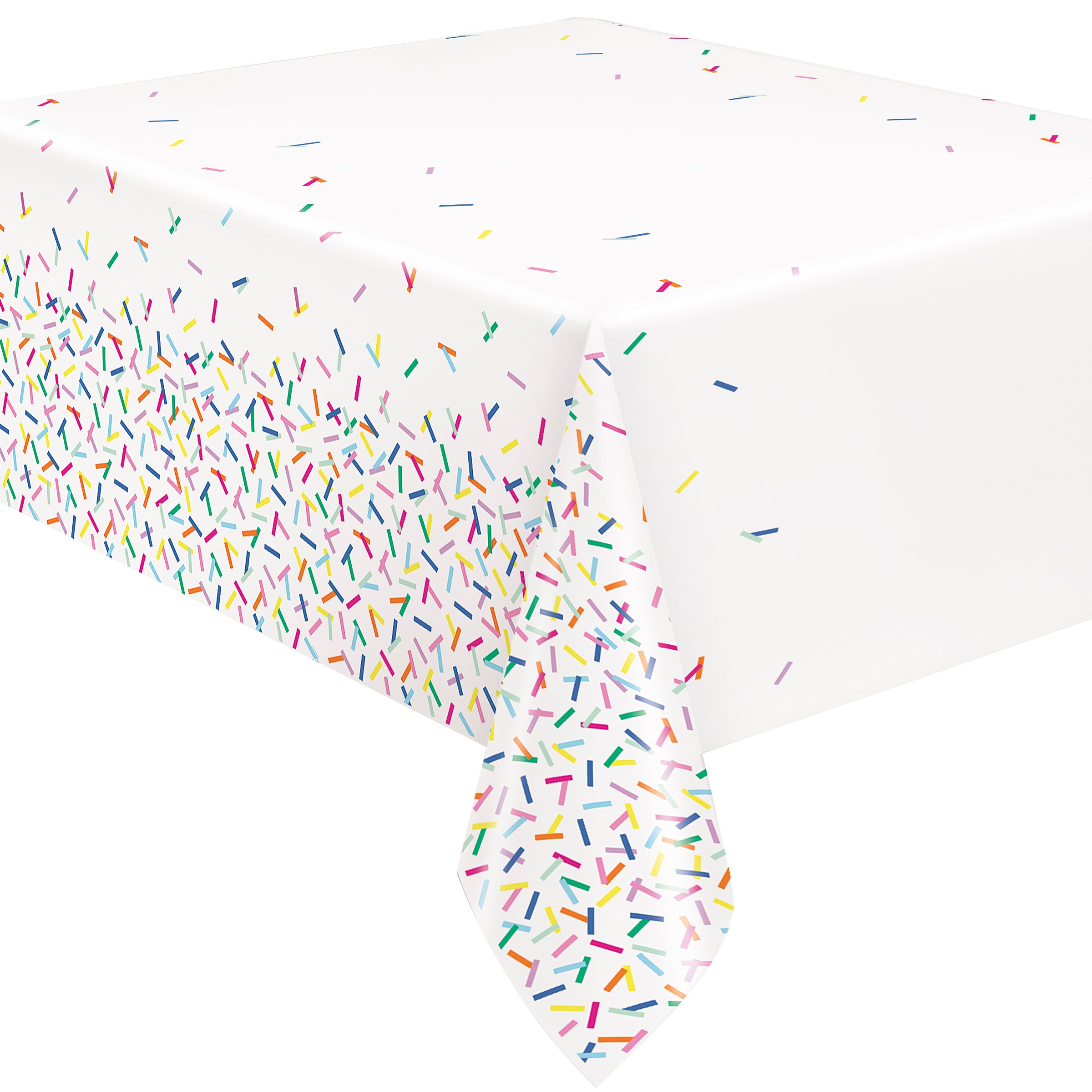Unique Pink Sprinkles Theme Happy Birthday Tablecover - Shop Party ...