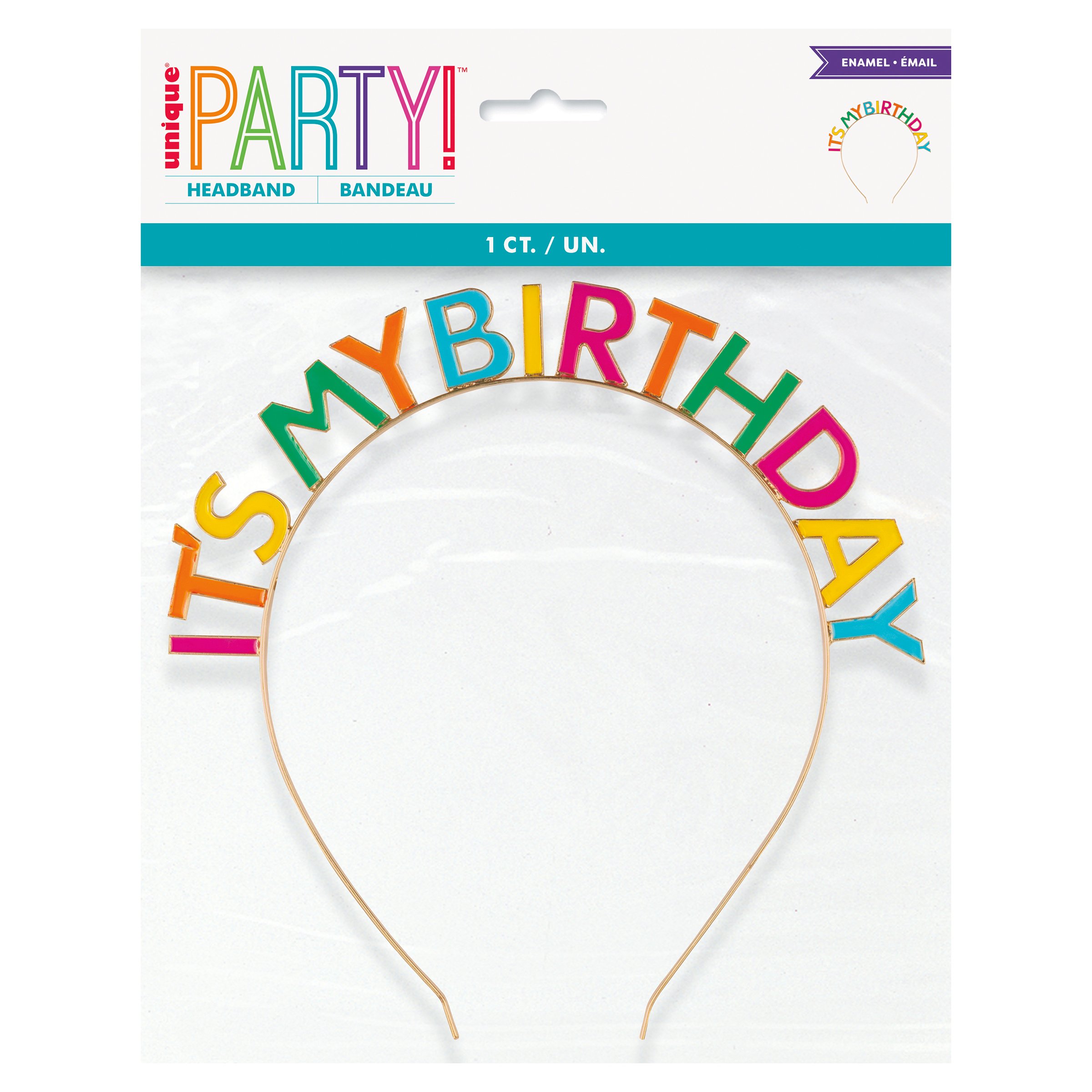 unique It's My Birthday Enamel Headband - Shop Party decor at H-E-B