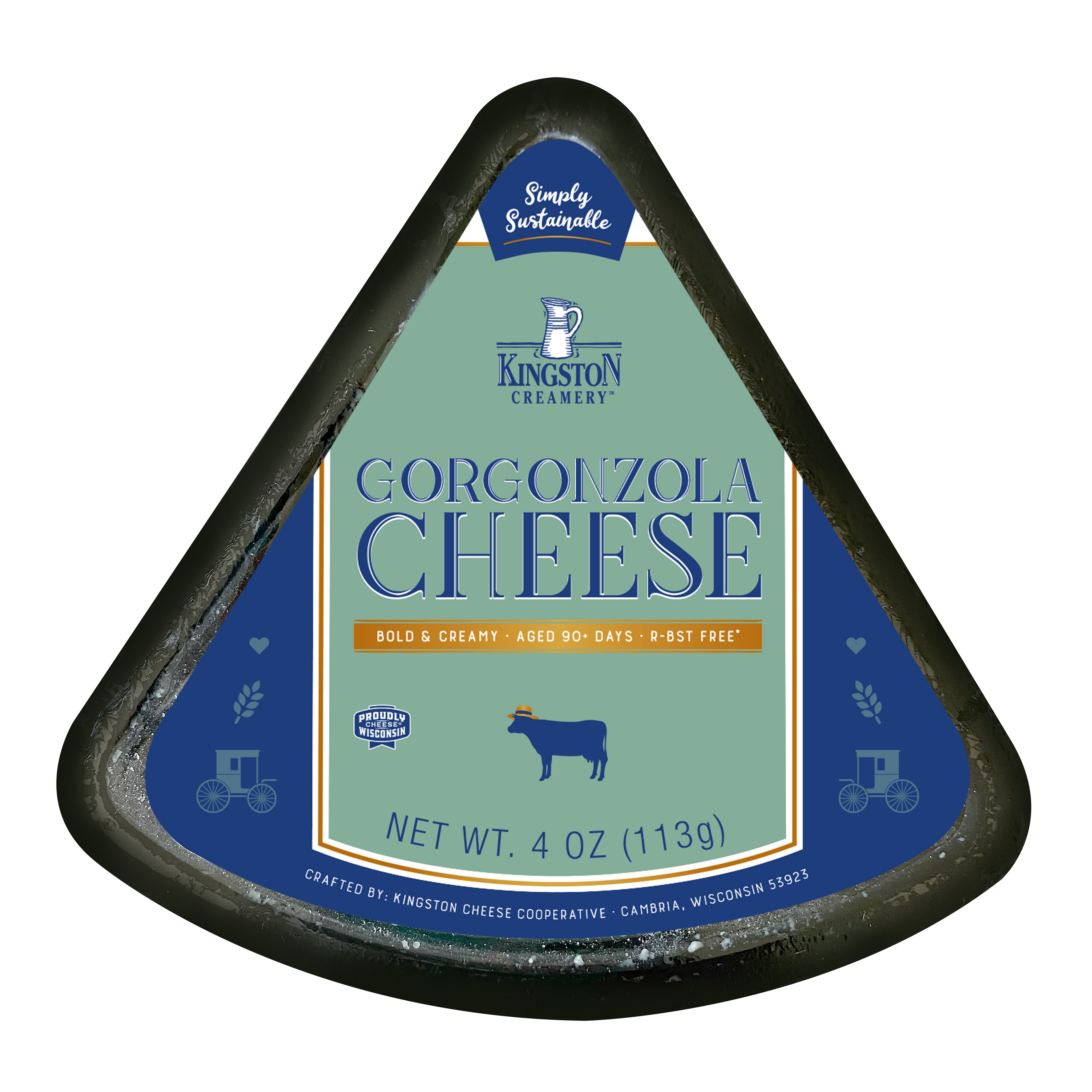 Kingston Creamery Gorgonzola Cheese - Shop Cheese at H-E-B