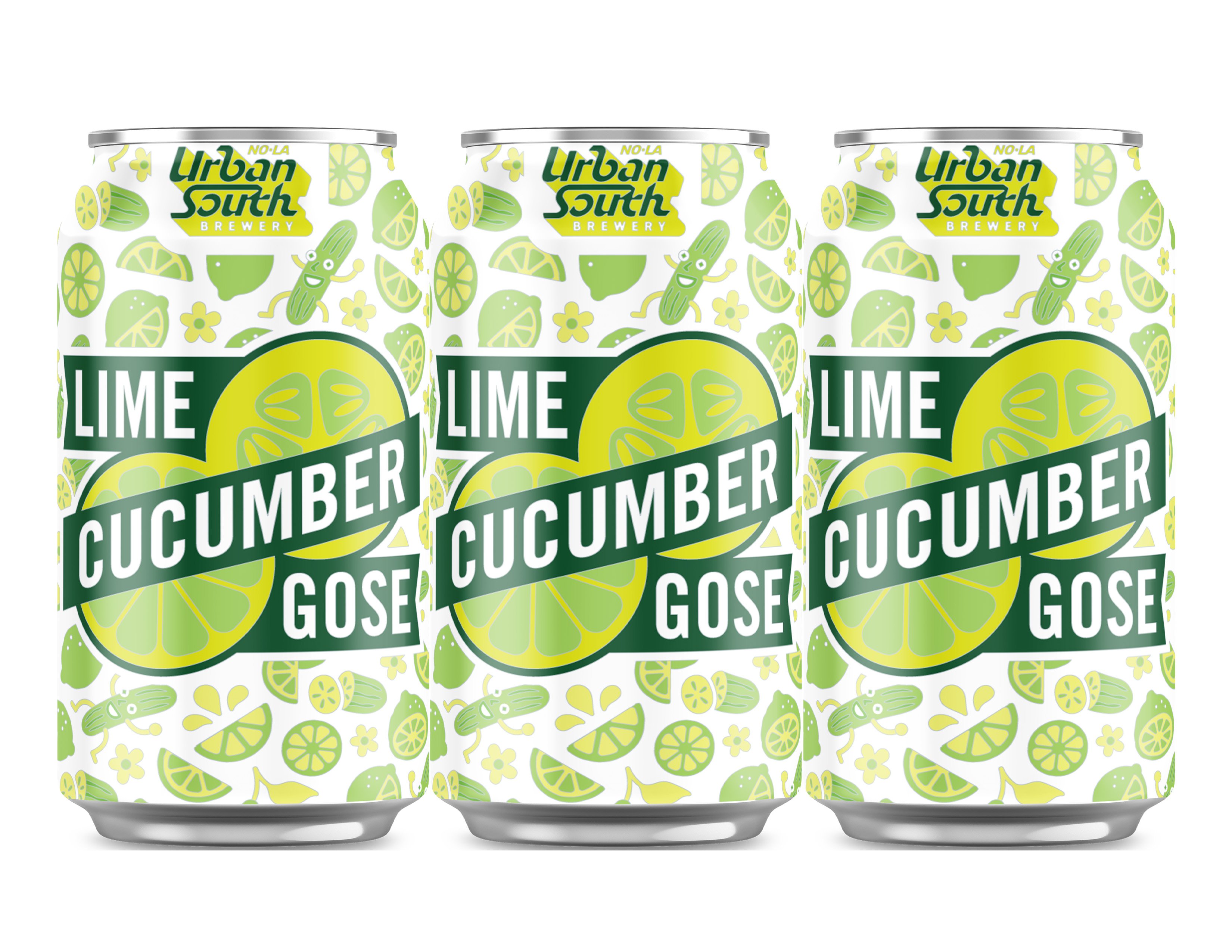 Urban South Brewery Lime Cucumber Gose Beer 6 pk Cans - Shop Beer at H-E-B