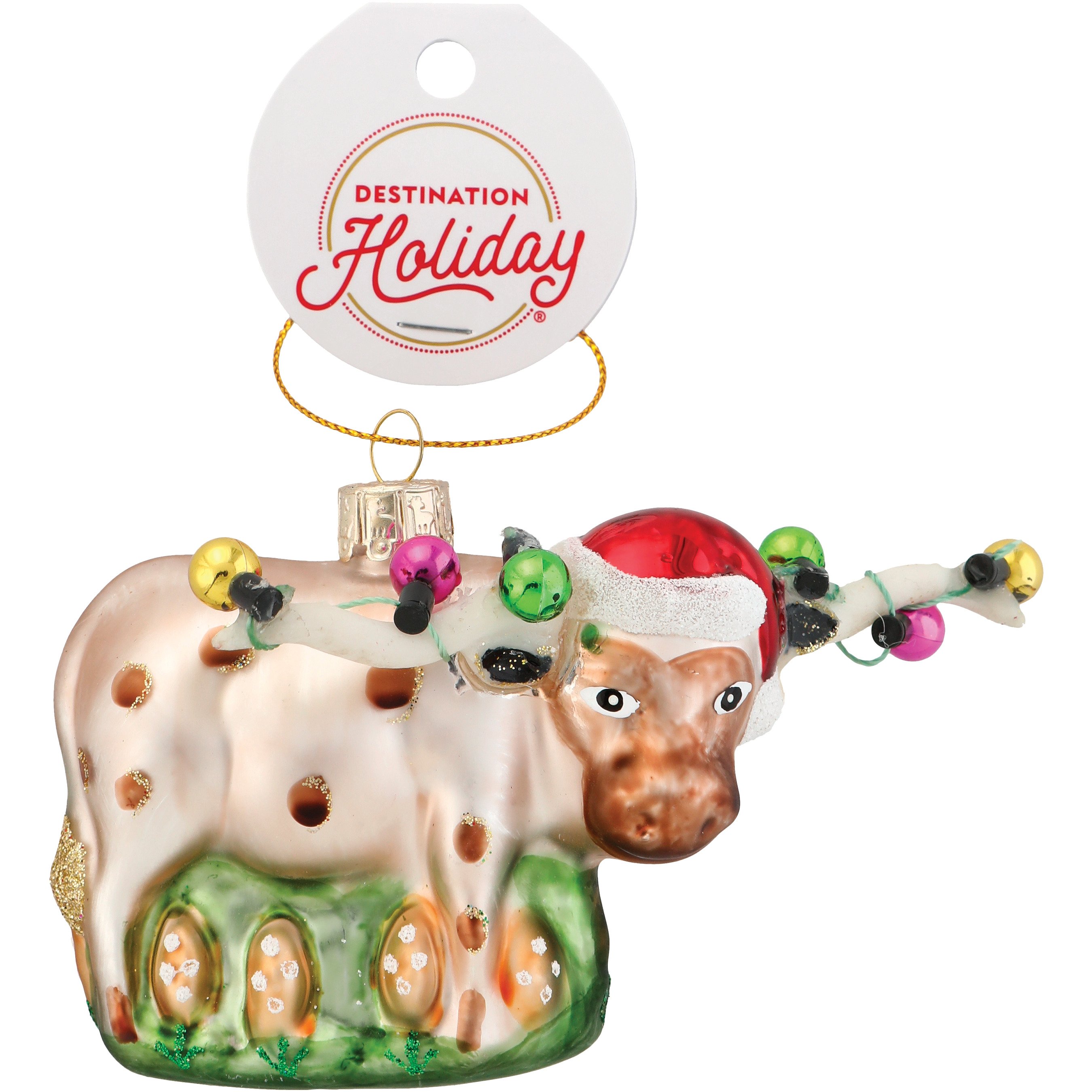 Destination Holiday Longhorn Santa Christmas Tree Ornament - Shop ...