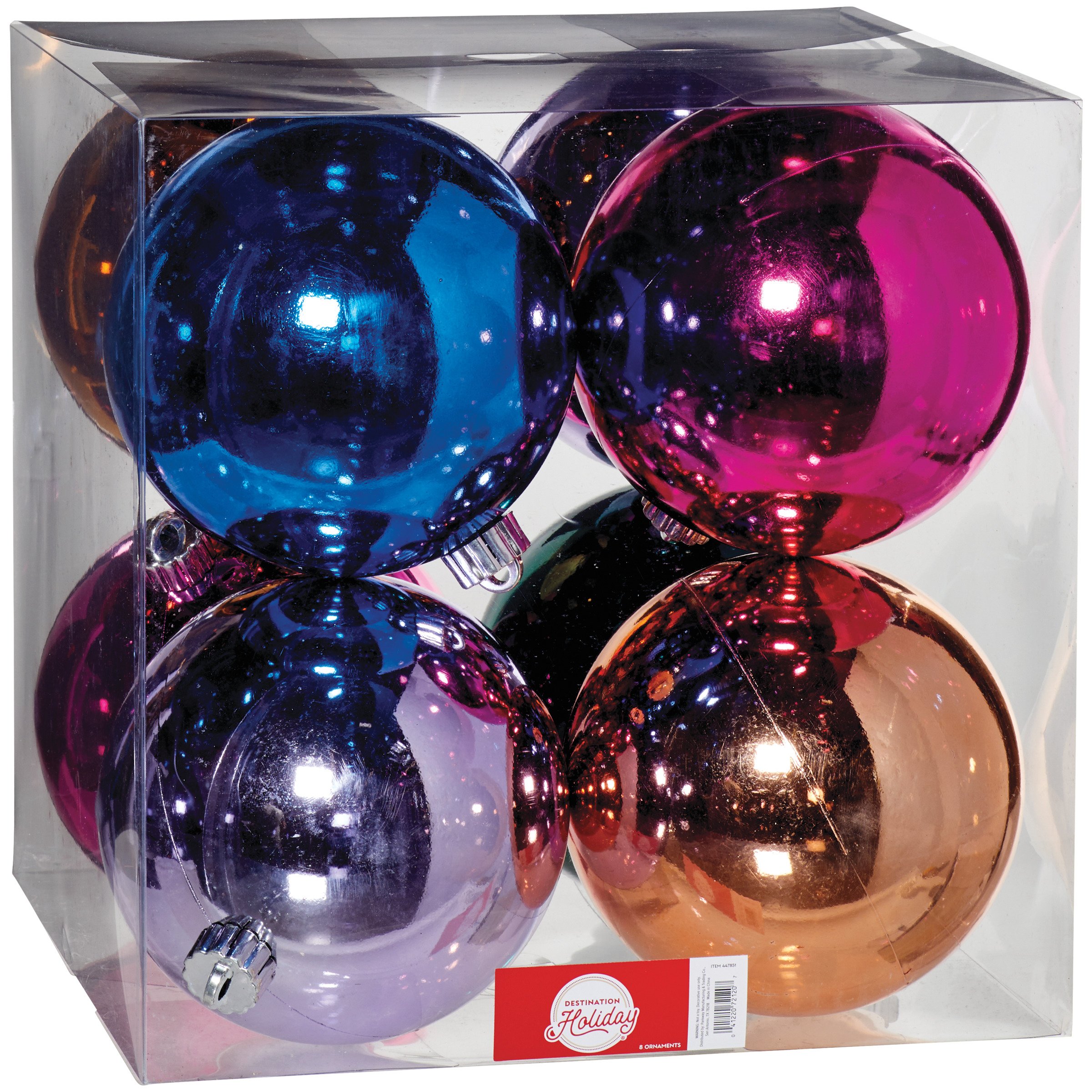 Destination Holiday Shatterproof Ornaments - Multi Color, 100 mm - Shop ...