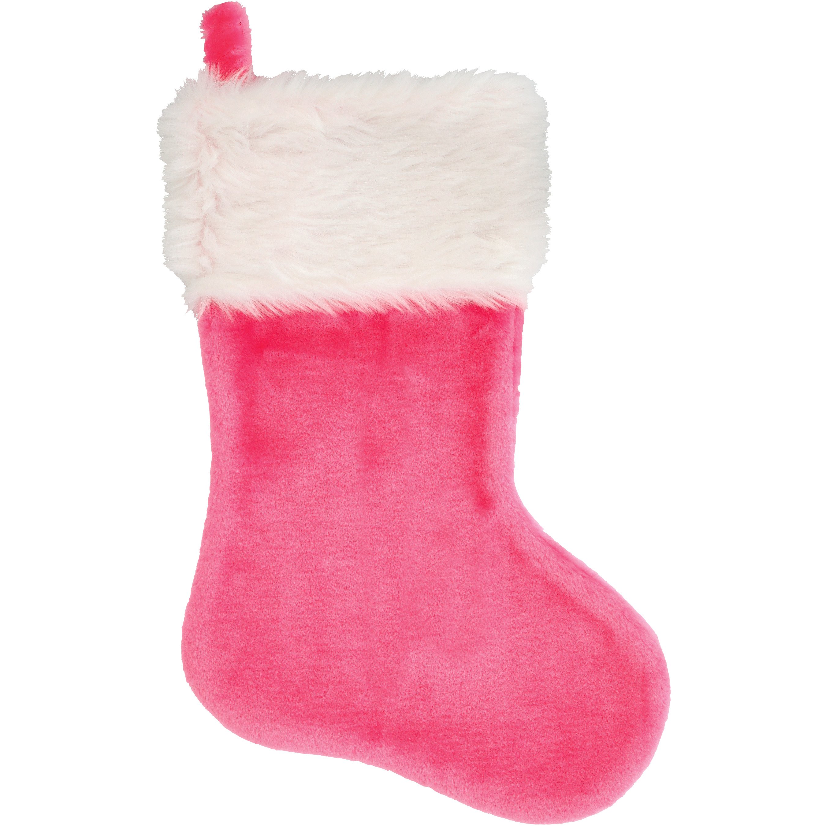 Destination Holiday Pink Velvet Stocking - Shop Seasonal decor at H-E-B