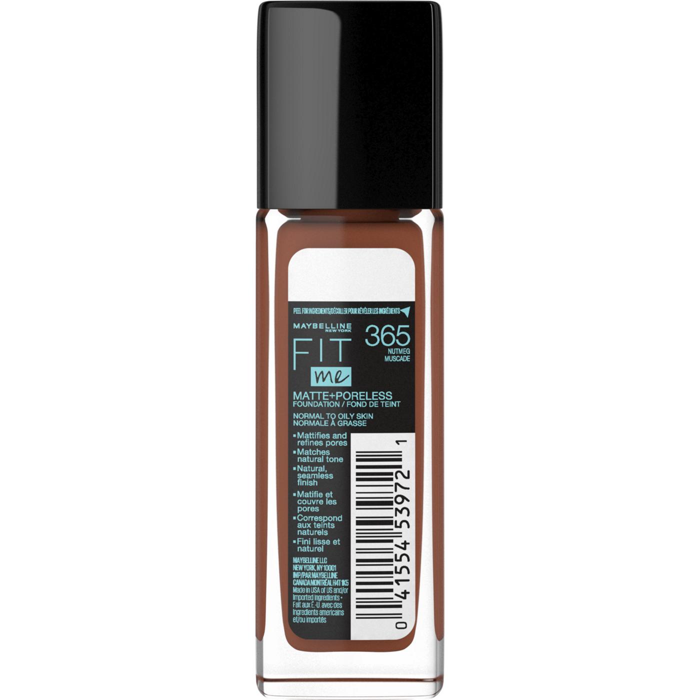 Maybelline Fit Me Matte + Poreless Foundation - Nutmeg - Shop ...