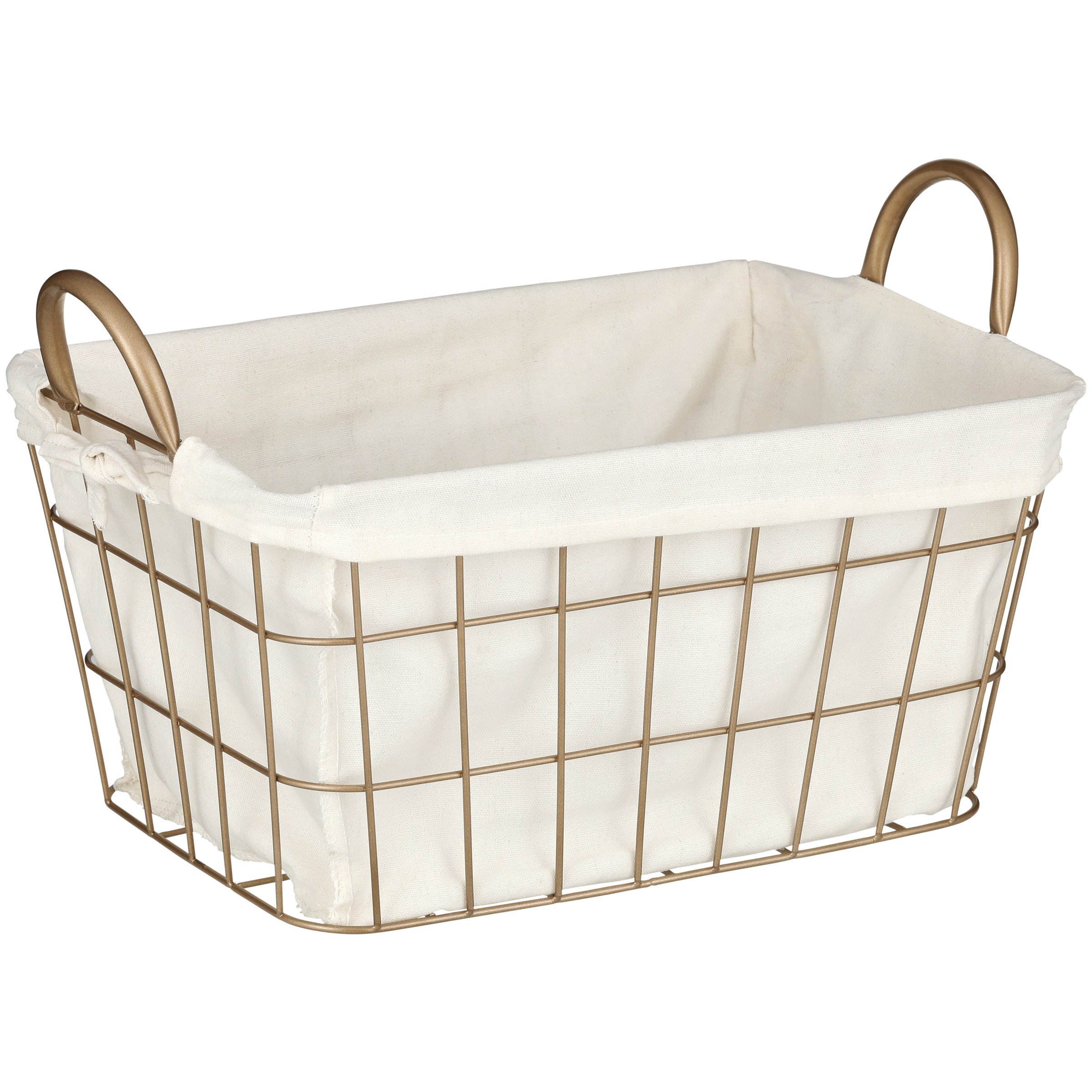 Destination Holiday Gold Wire Storage Bin - Shop Storage bins at H-E-B