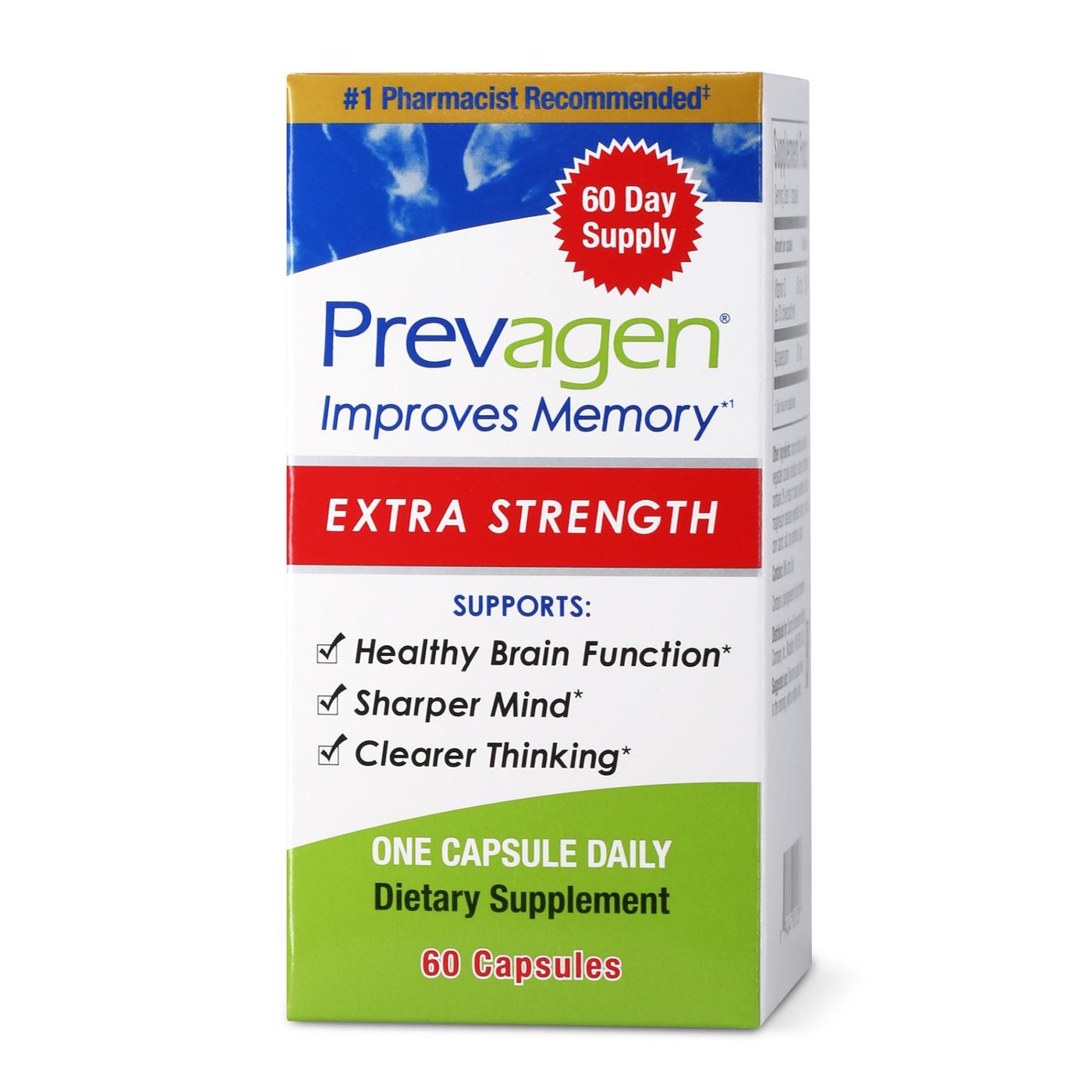 Prevagen For Your Brain Extra Strength 20 mg Capsules - Shop Diet ...