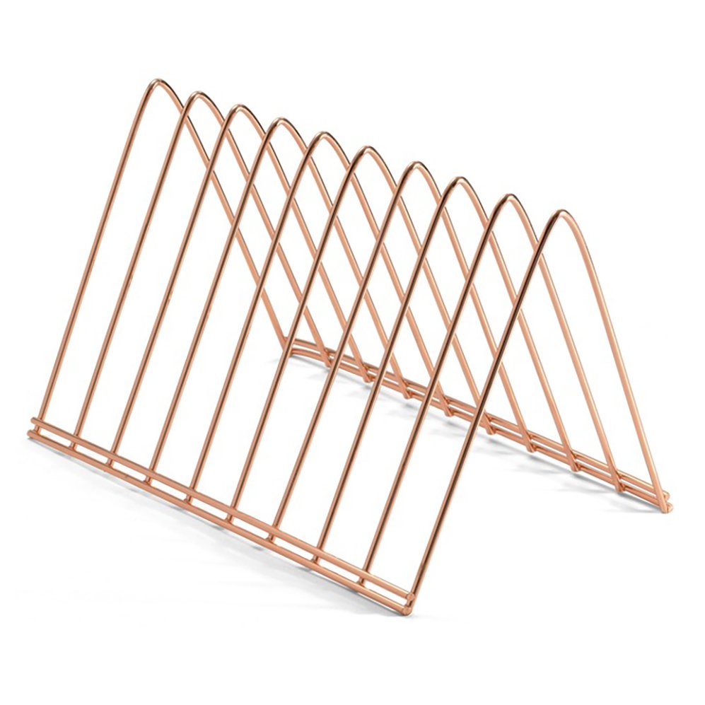 Officemate Triangle Steel Wire Desktop Organizer - Rose Gold - Shop ...