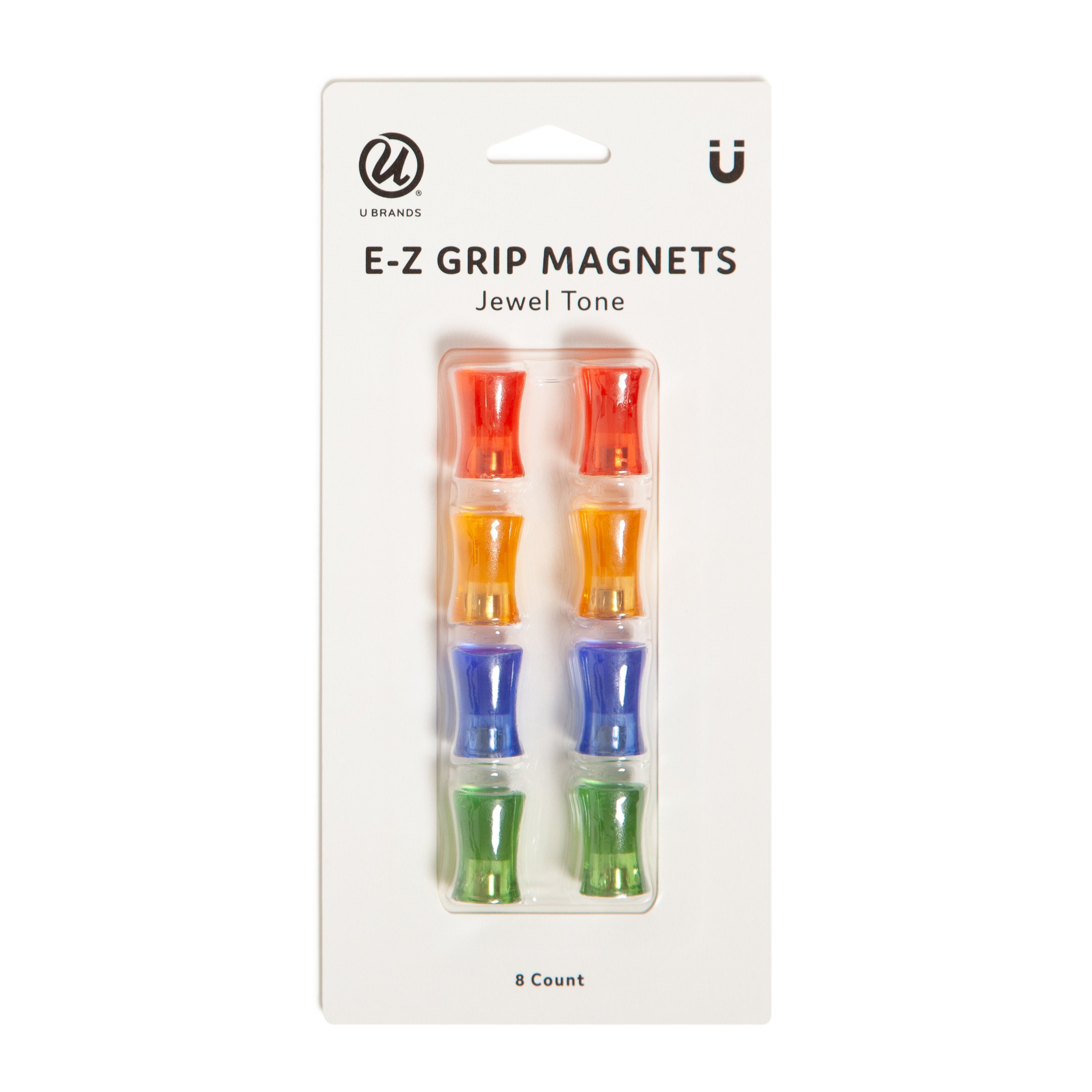 U Brands E-Z Grip Magnets - Jewel Tone - Shop Paper clips & fasteners ...