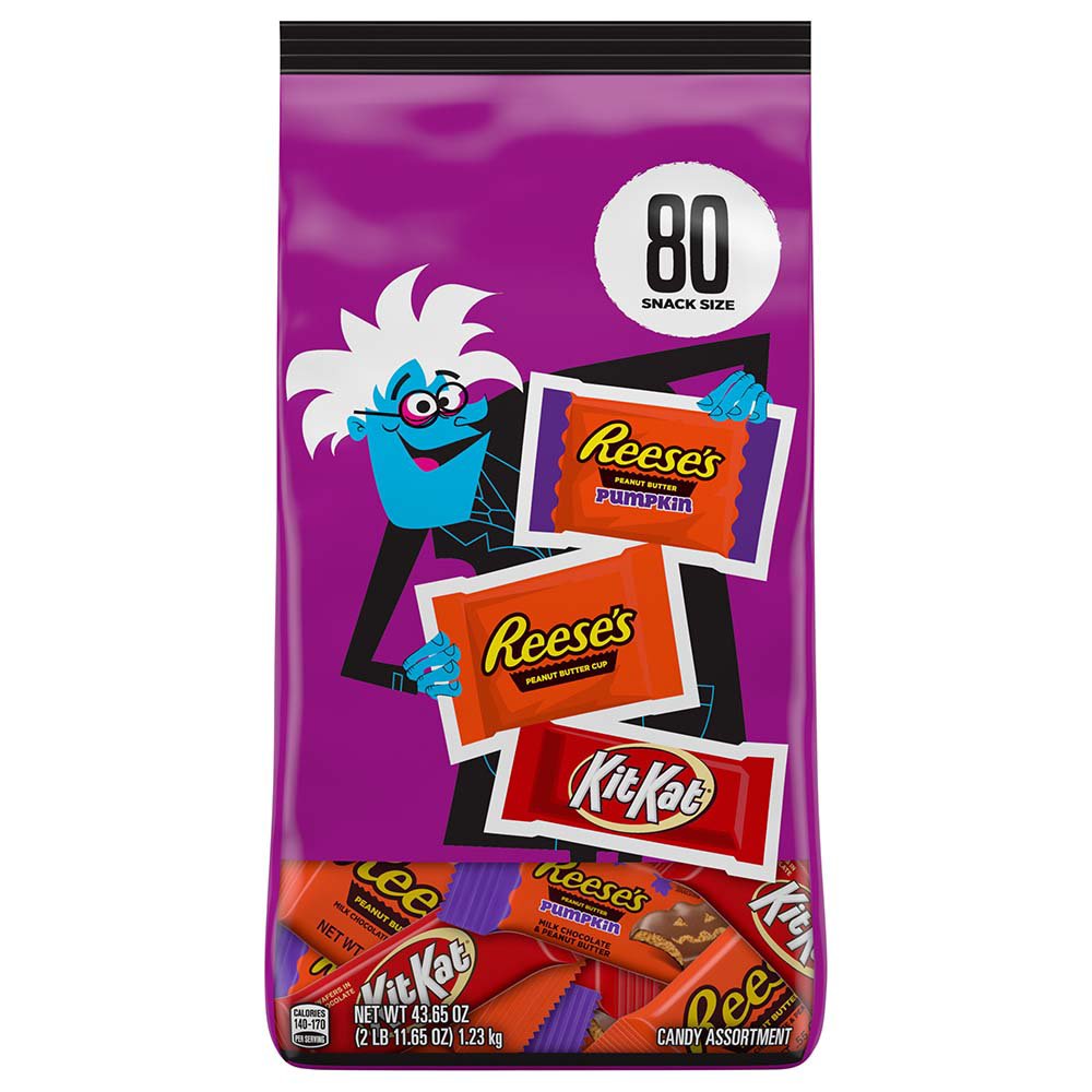 Reese's & Kit Kat Assorted Halloween Snack Size Candy - Shop Candy at H-E-B
