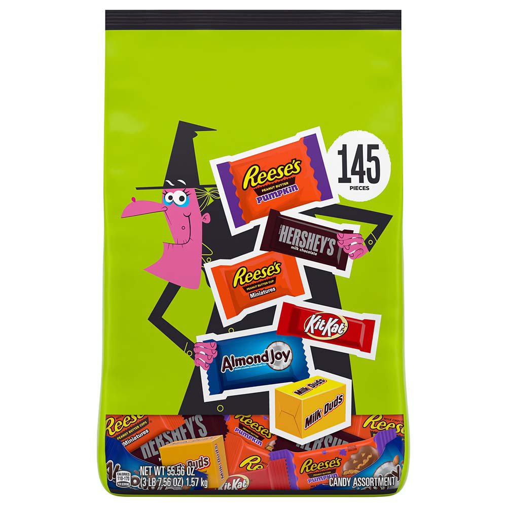 Hershey's, Reese's, Kit Kat, Almond Joy, & Milk Duds Assorted Halloween ...