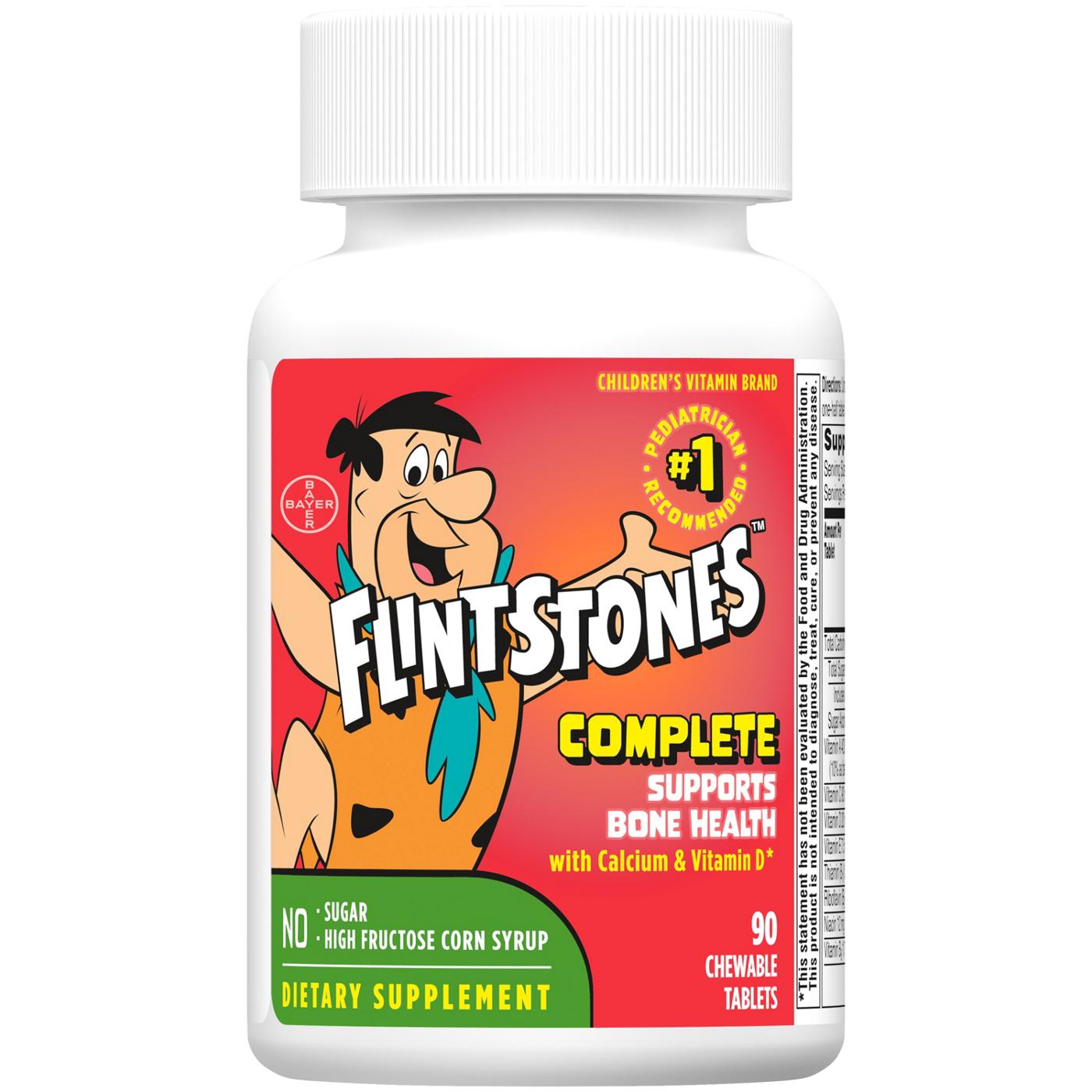 Flintstones Complete Chewable Tablets - Shop Multivitamins at H-E-B