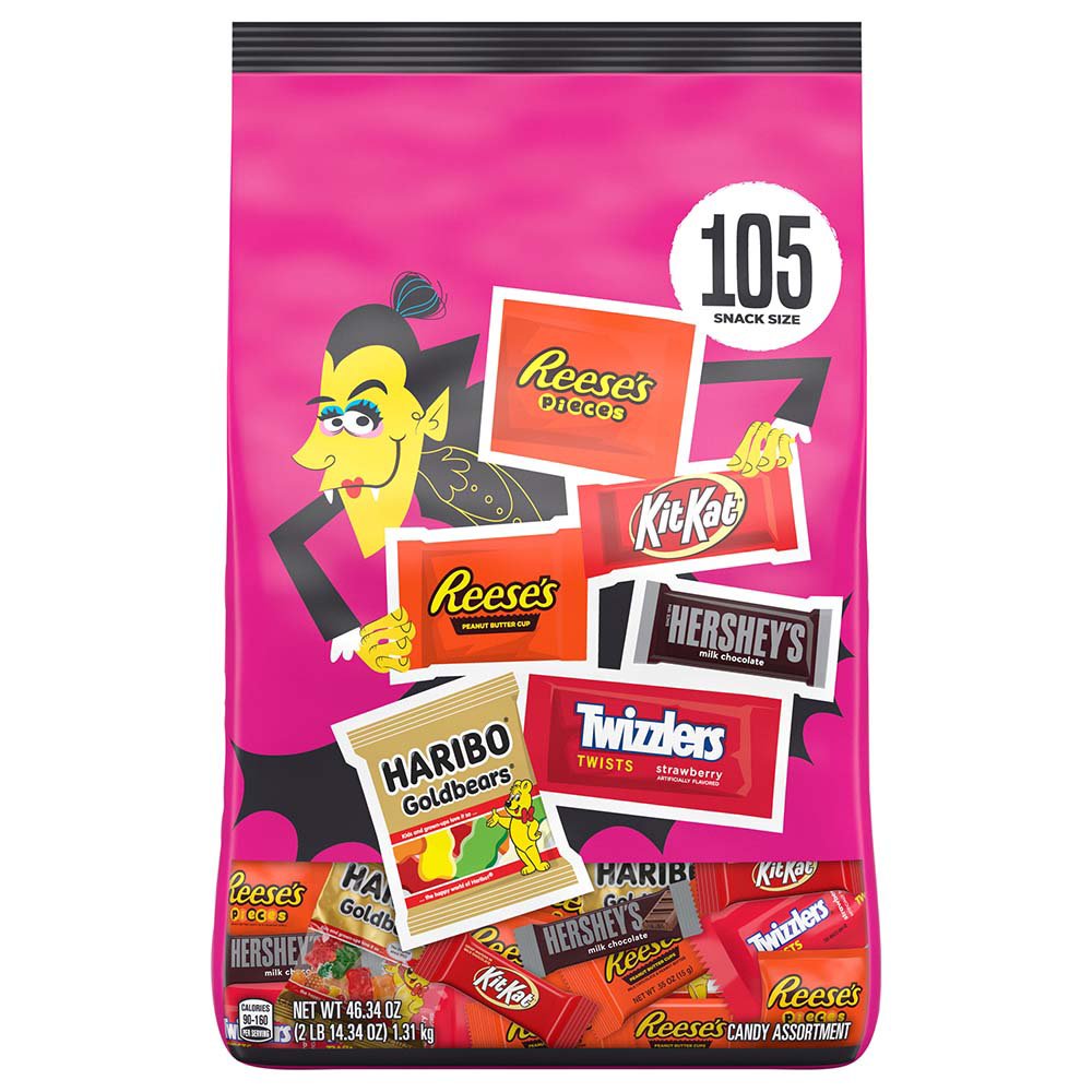 Hershey's, Reese's, Kit Kat, Twizzlers, & Haribo Assorted Halloween ...