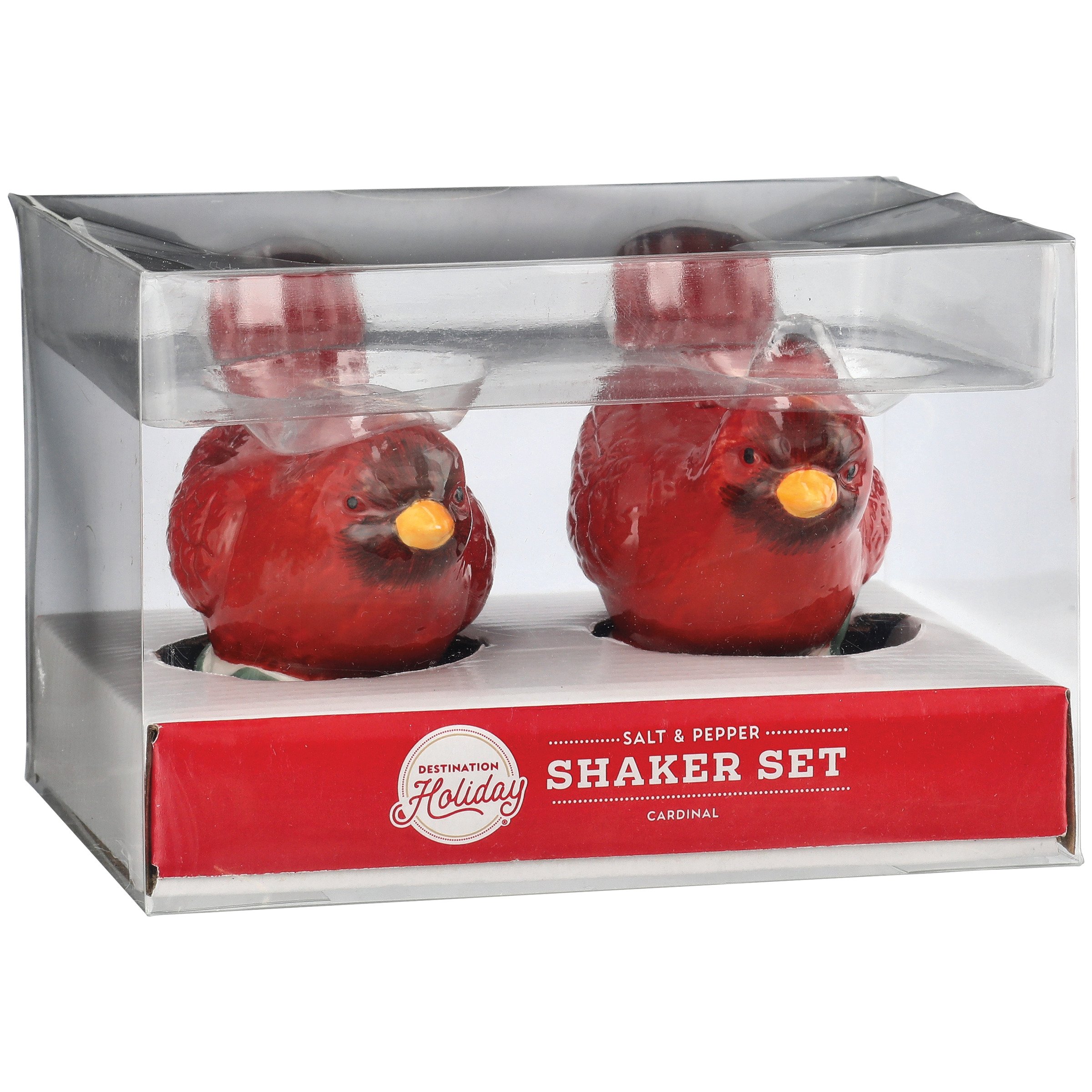 Destination Holiday Cardinal Salt & Pepper Shaker Set - Shop Utensils ...