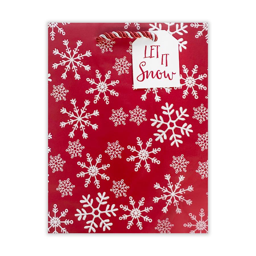 Destination Holiday Let It Snow Christmas Gift Bag - Small - Shop Gift ...