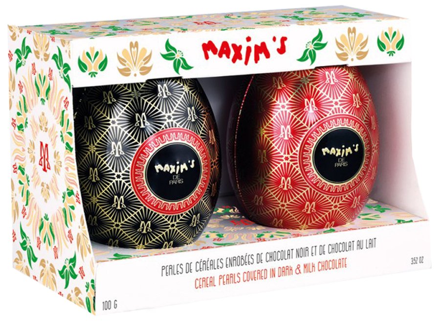 Maxim's De Paris Two Mini Egg Tins Gift Box, 3.52 oz | Central Market ...
