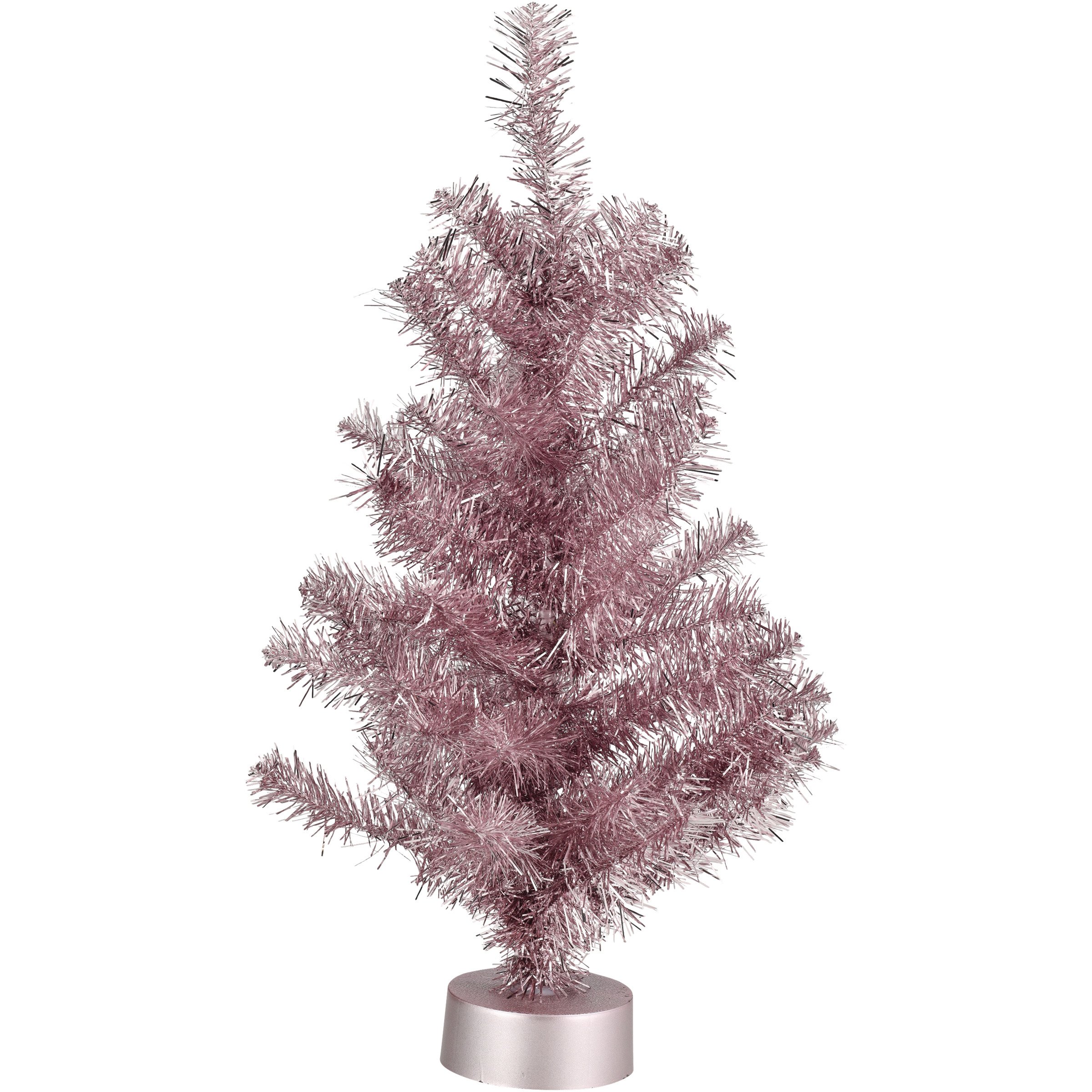 Destination Holiday Mini Tinsel Christmas Tree - Pink - Shop Seasonal ...