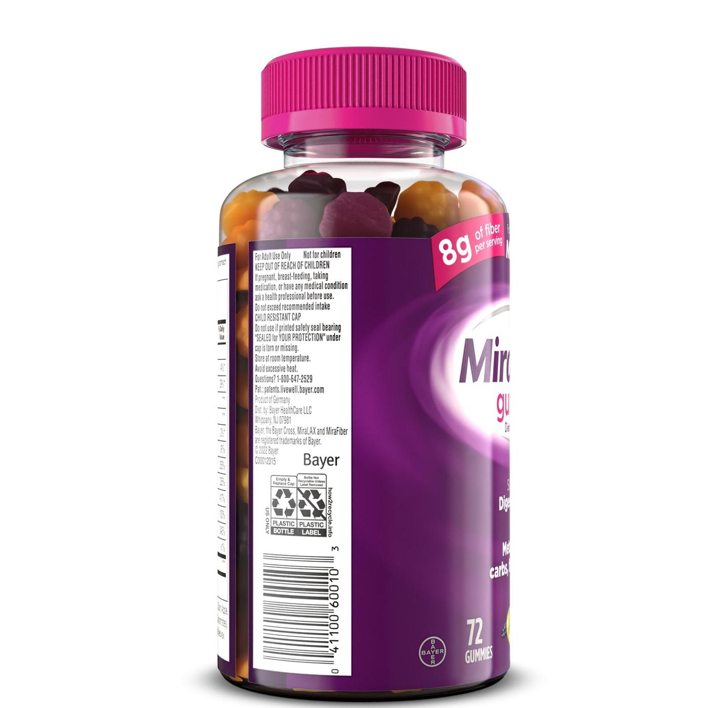 MiraLAX MiraFIBER Gummies - Shop Digestion & nausea at H-E-B