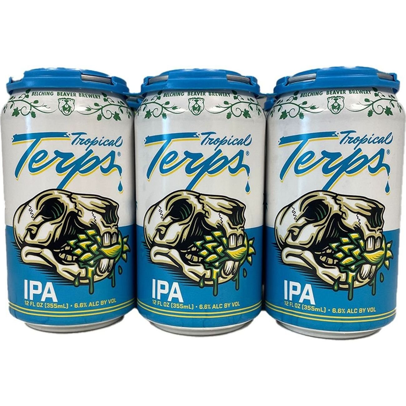 Belching Beaver Brewery Tropical Terps IPA Beer 6 pk Cans - Shop Beer ...