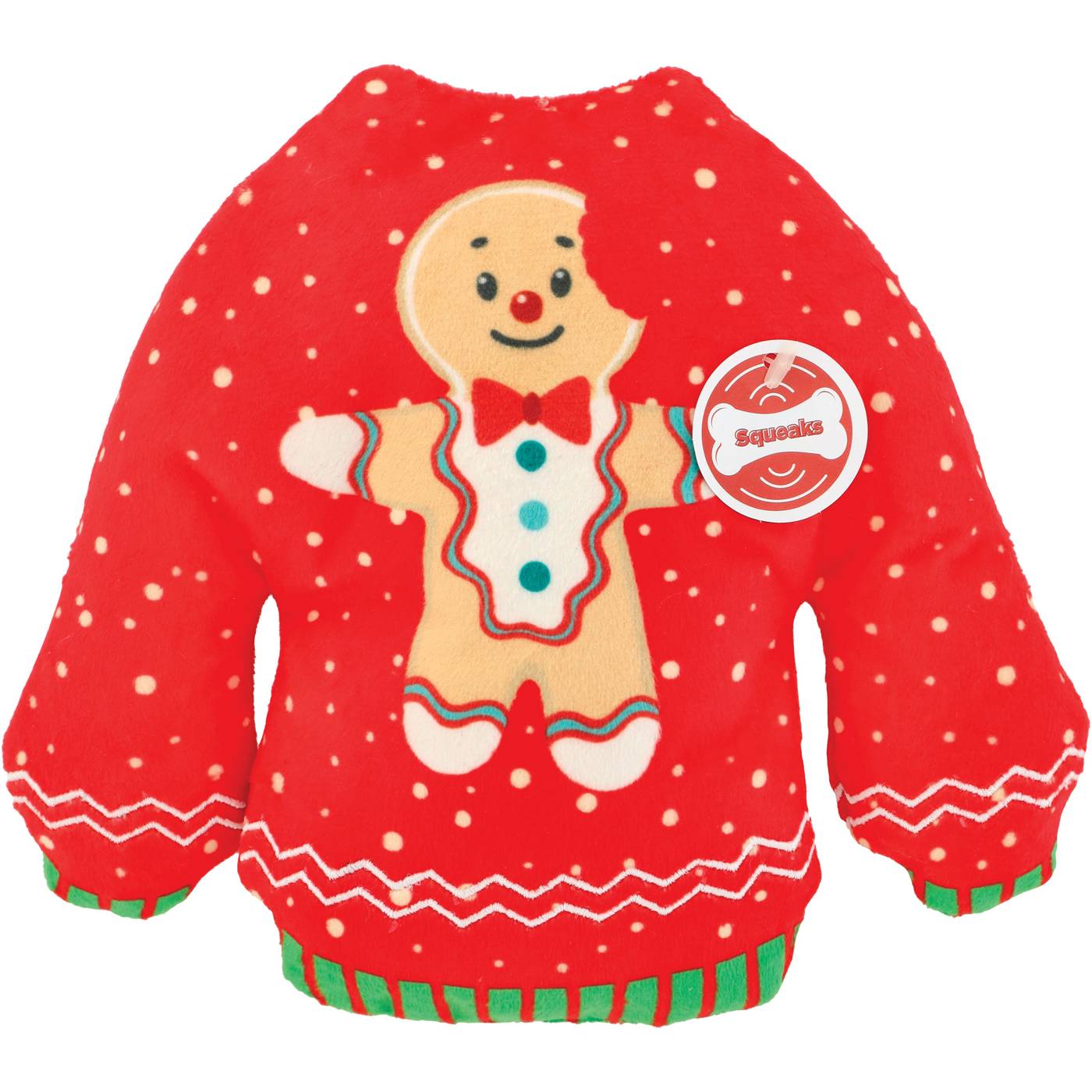 Woof & Whiskers Plush Dog Toy - Ugly Sweater - Shop Plush toys at H-E-B