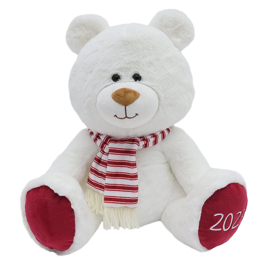 Destination Holiday White 2023 Bode Bear - Shop Plush toys at H-E-B