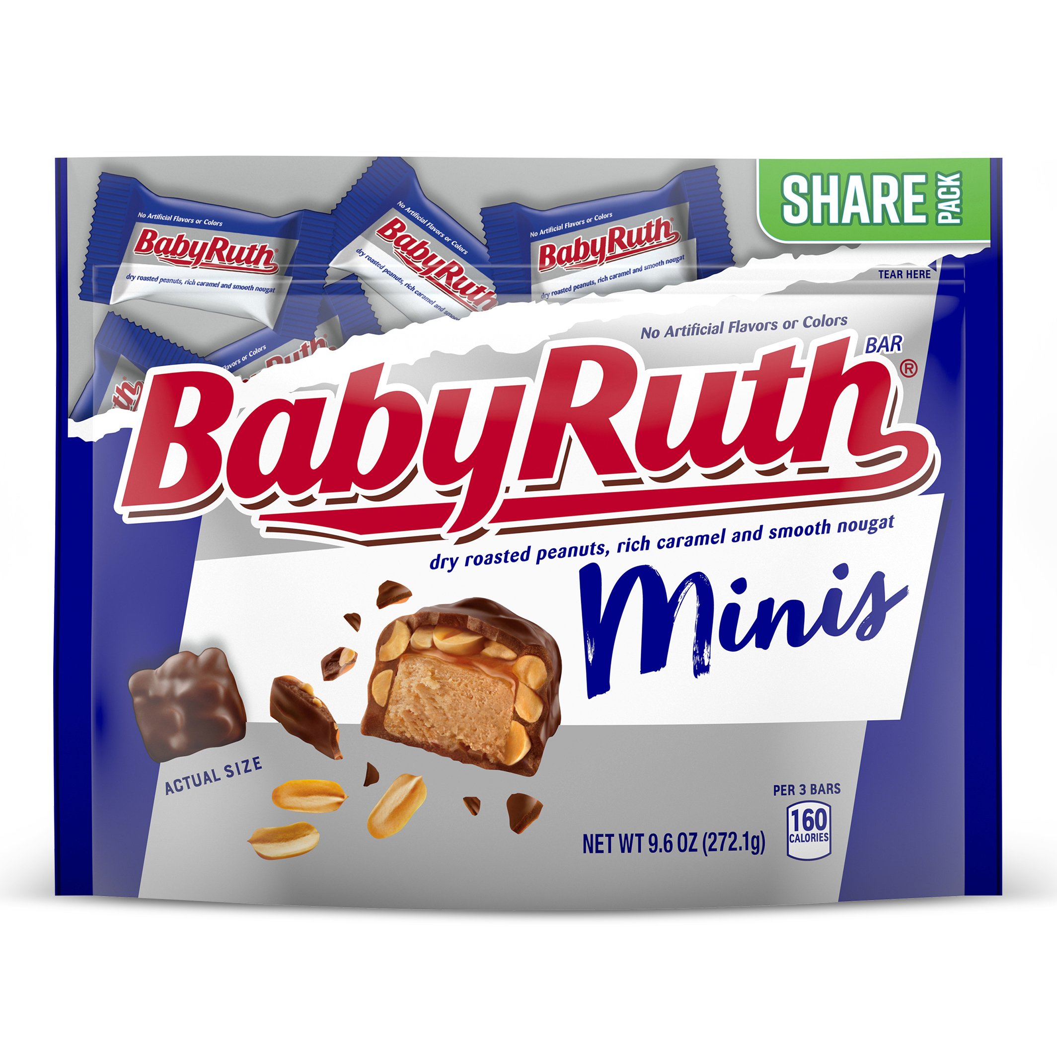 Baby Ruth Minis Chocolate Candy Bars - Share Pack - Shop Candy at H-E-B