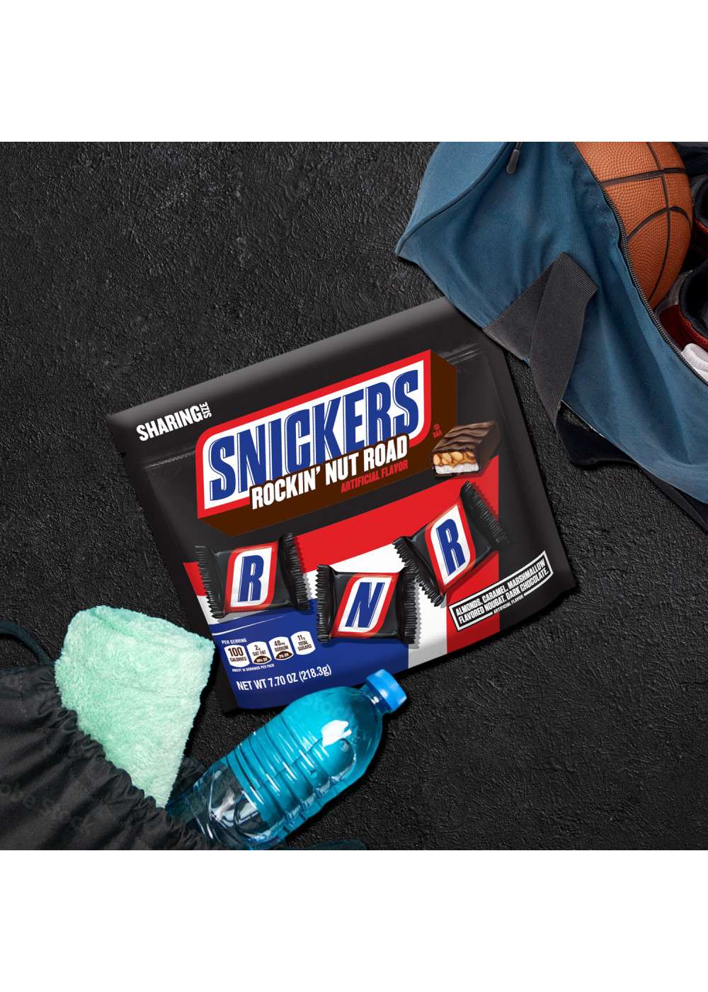 Snickers Rockin' Nut Road Squares Fun Size Candy Bars - Sharing Size ...