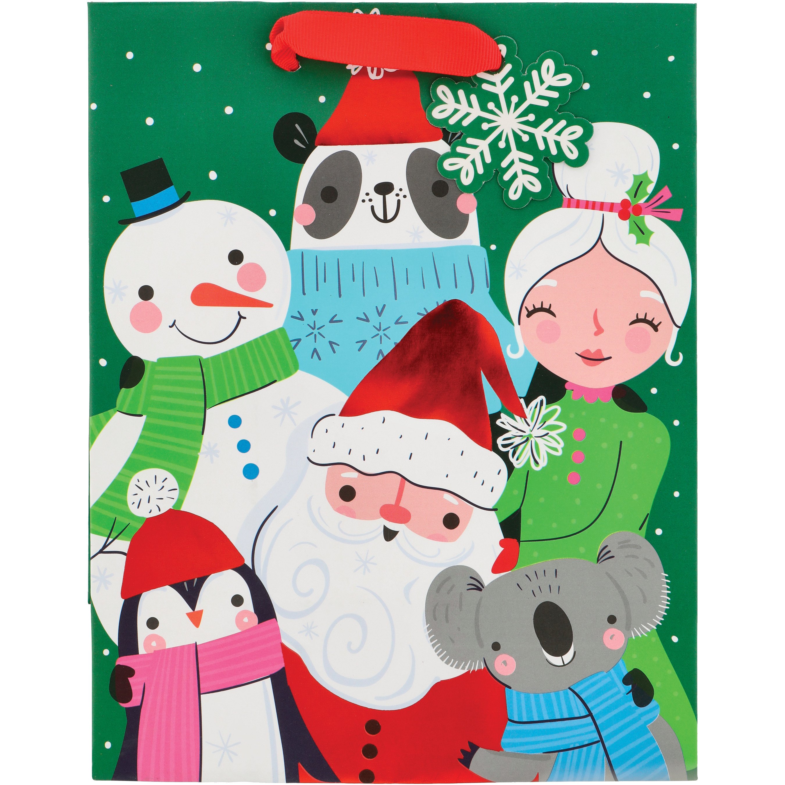 Destination Holiday Santa Family Christmas Gift Bag - Medium - Shop ...