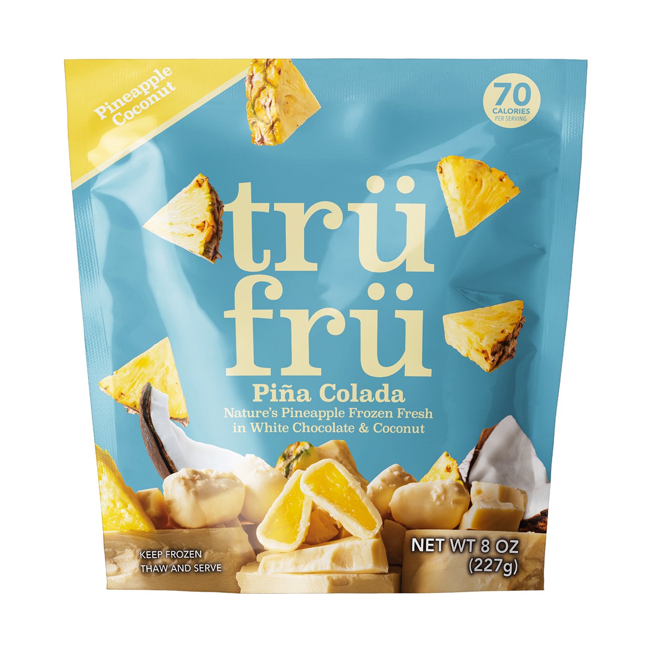 Tru Fru Nature's Pineapple - White Chocolate & Coconut - Shop Bars ...