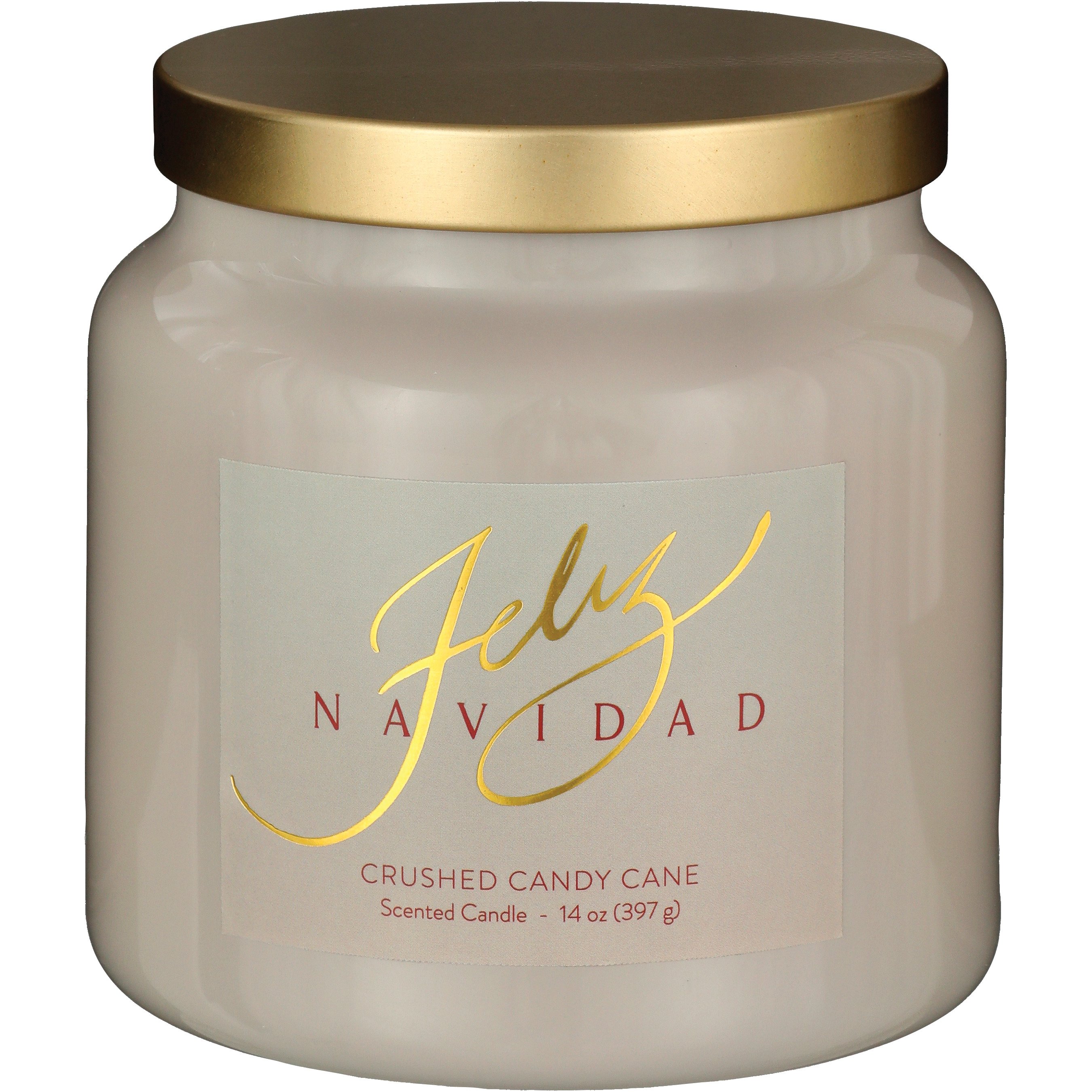 Destination Holiday Crushed Candy Cane Scented Feliz Navidad Christmas ...