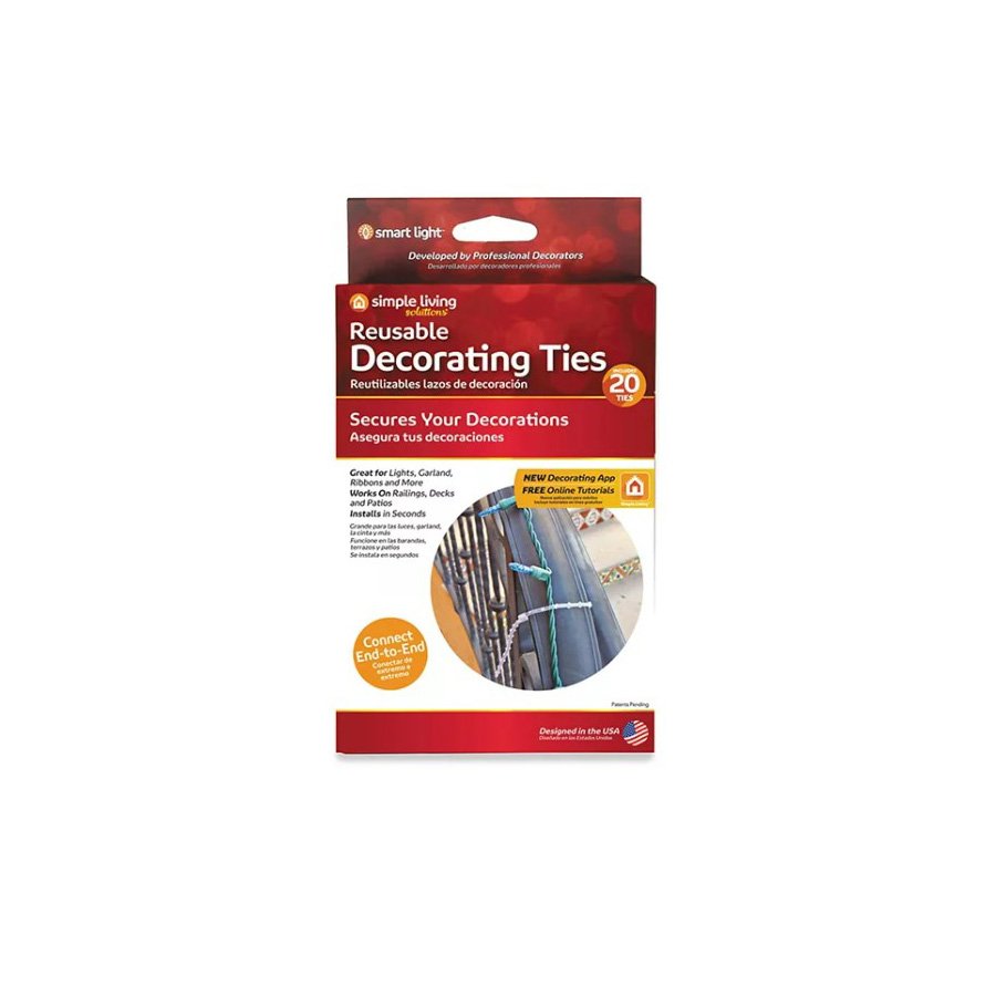 Simple Living Solutions Reusable Ties - Shop Hooks & picture hangers at ...