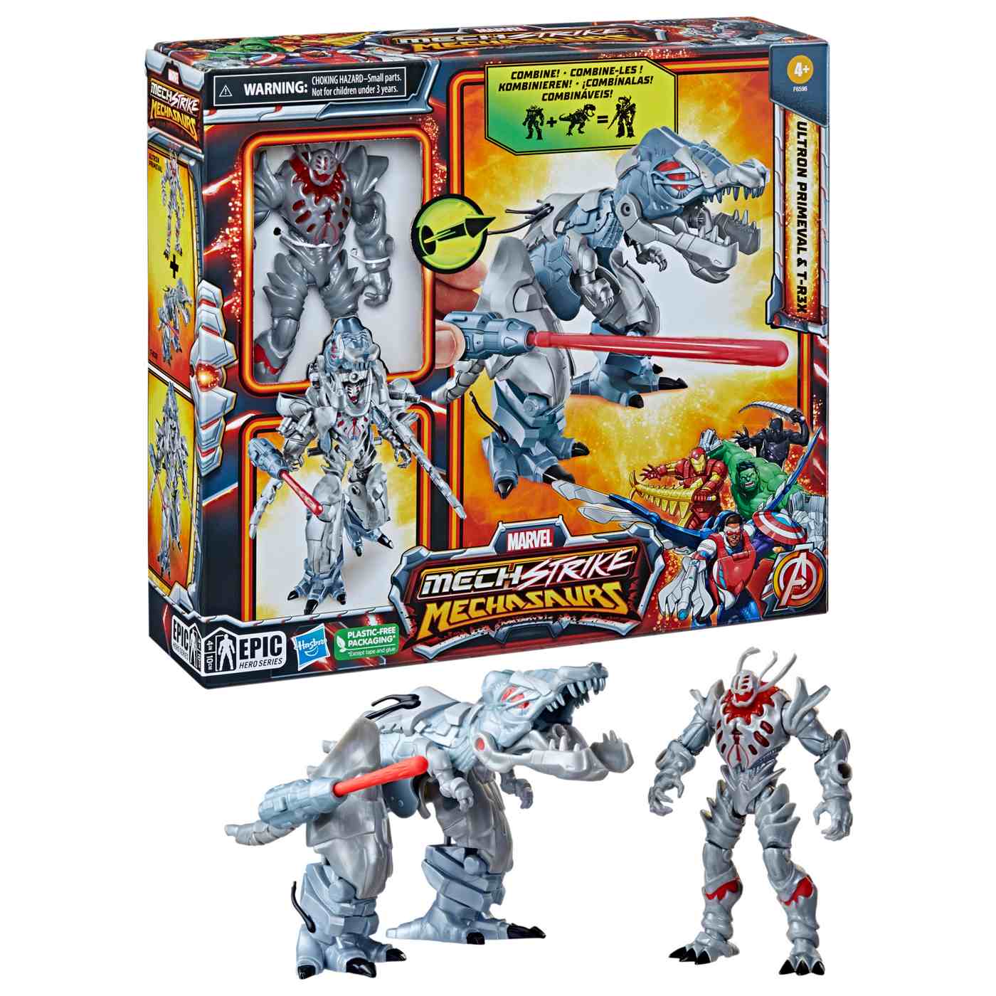Marvel Mech Strike Ultron Primeval & T-Rex - Shop Action figures ...