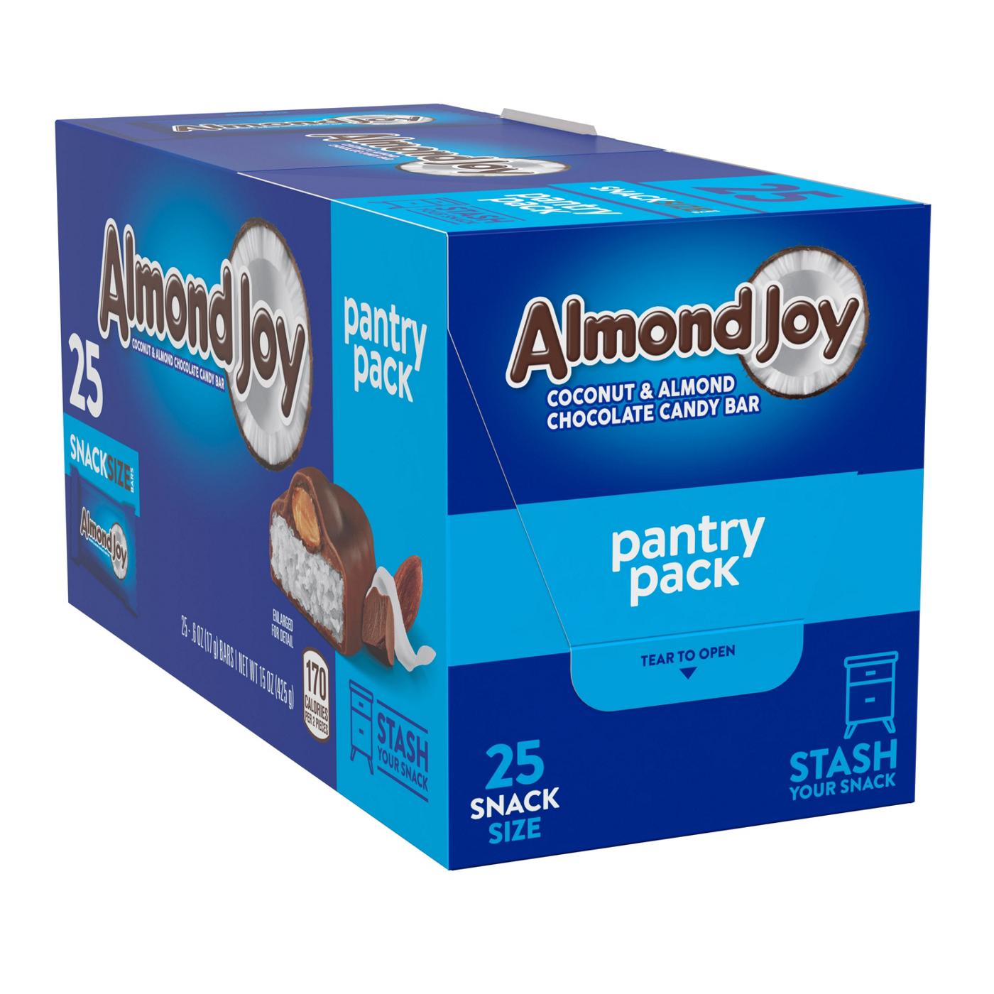 Almond Joy Chocolate Snack Size Candy Bars - Pantry Pack - Shop Candy ...