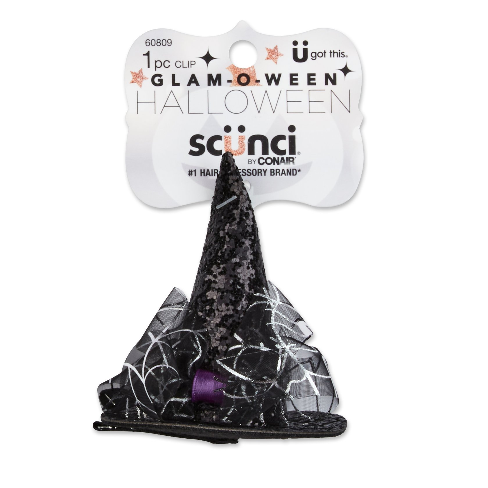 Scunci Glam-O-Ween Witch Hat Snap Clip - Shop Hair accessories at H-E-B