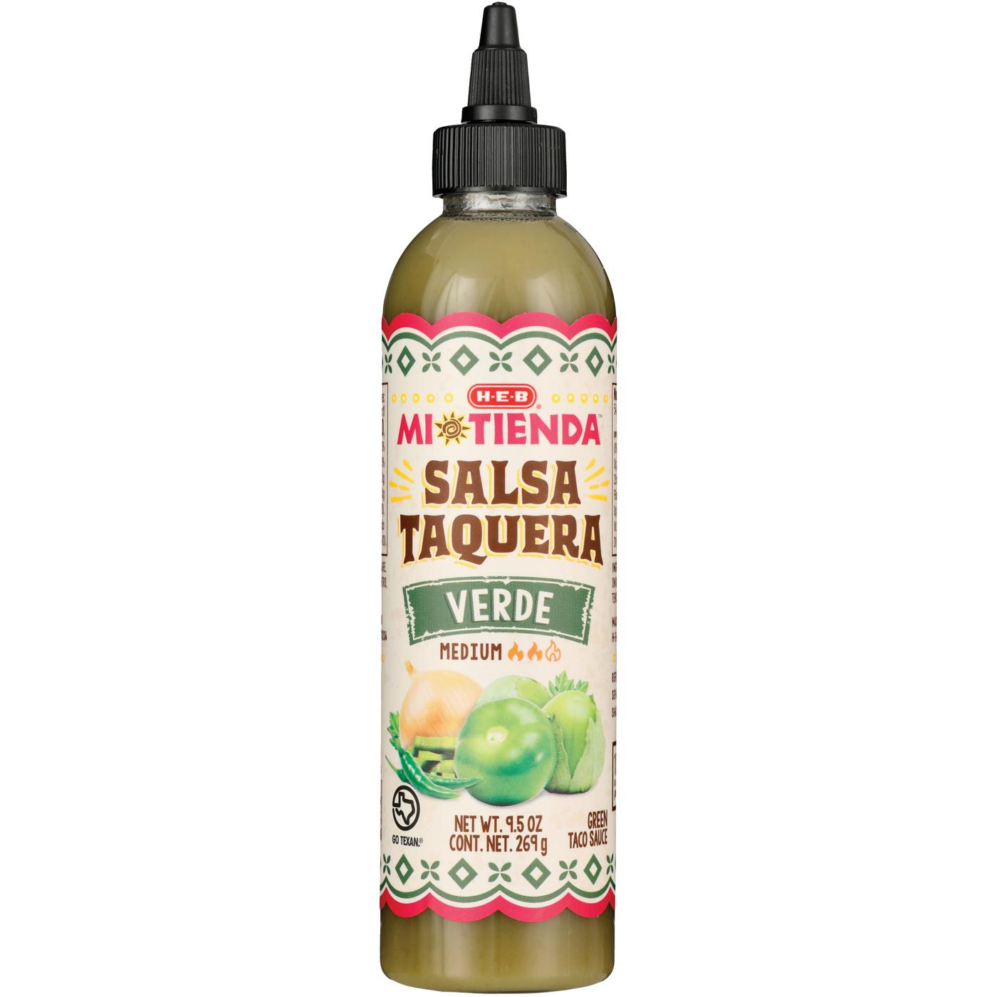 H-E-B Mi Tienda Salsa Taquera Verde - Shop Hot sauce at H-E-B
