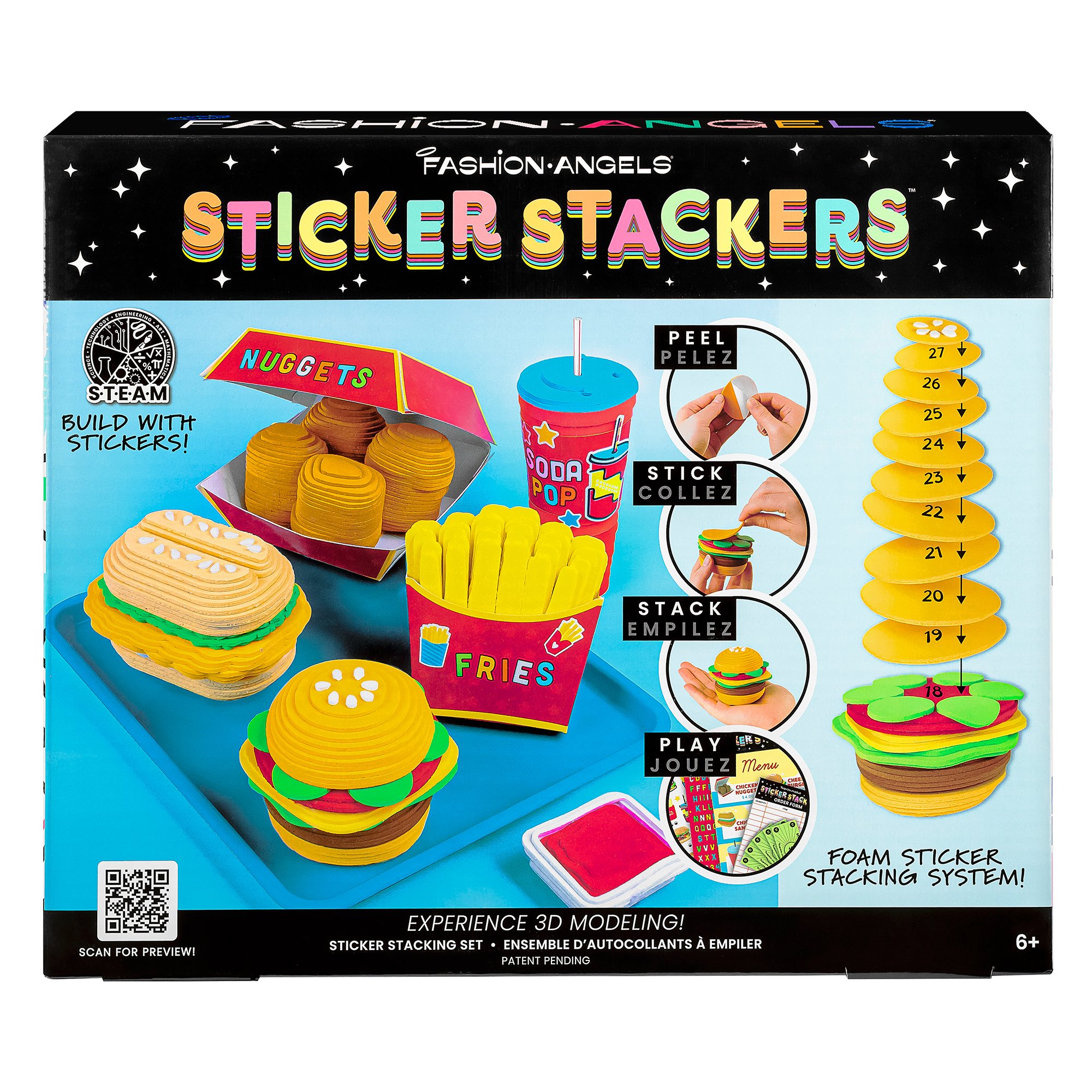 Fashion Angels Fast Food Sticker Stackers - Shop Kits at H-E-B