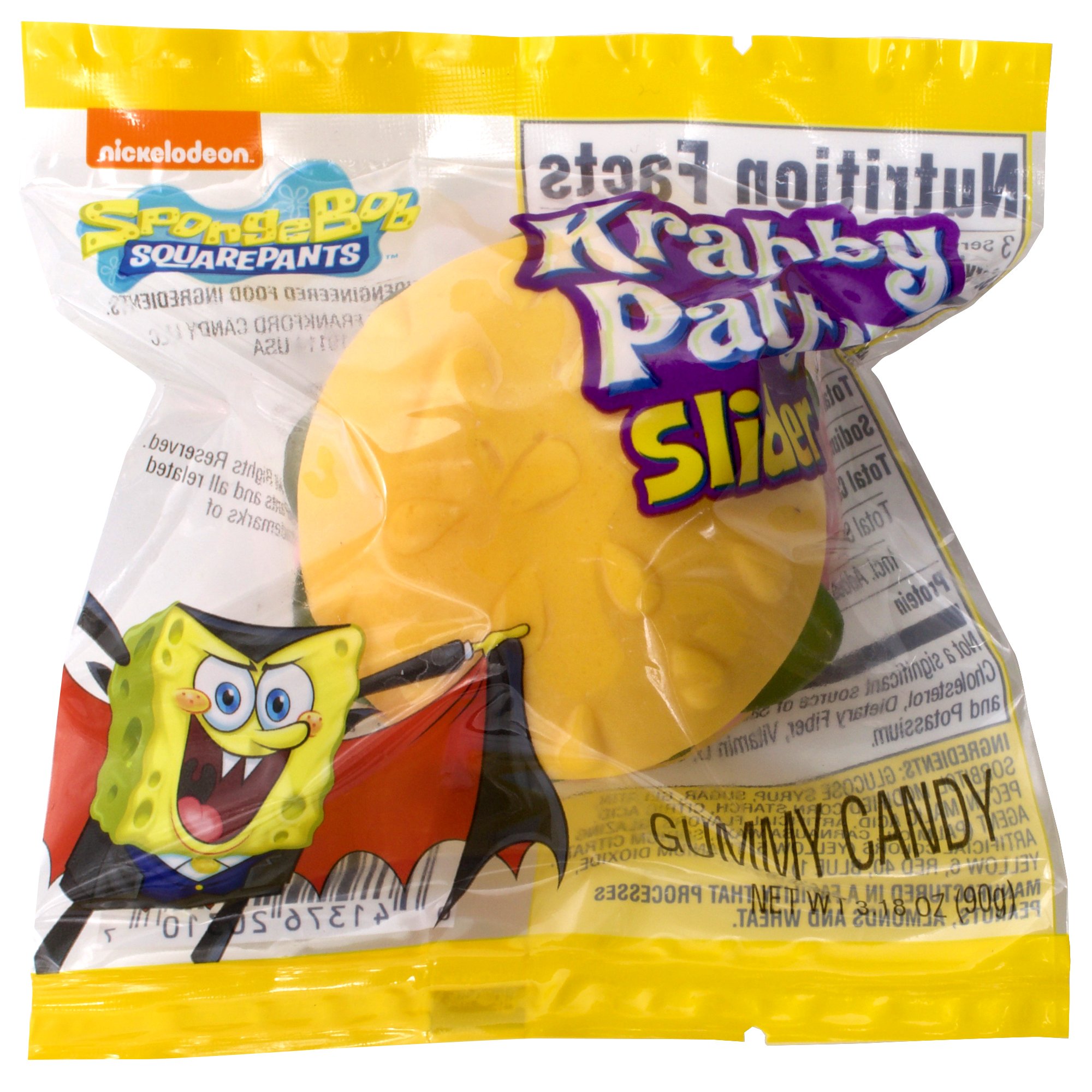 Frankford SpongeBob Krabby Patty Slider Halloween Candy - Shop Candy at ...