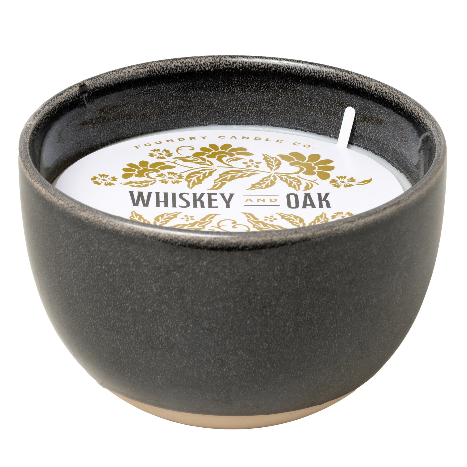 Foundry Candle Co. Whiskey & Oak Scented Soy Bowl Candle - Shop Candles ...