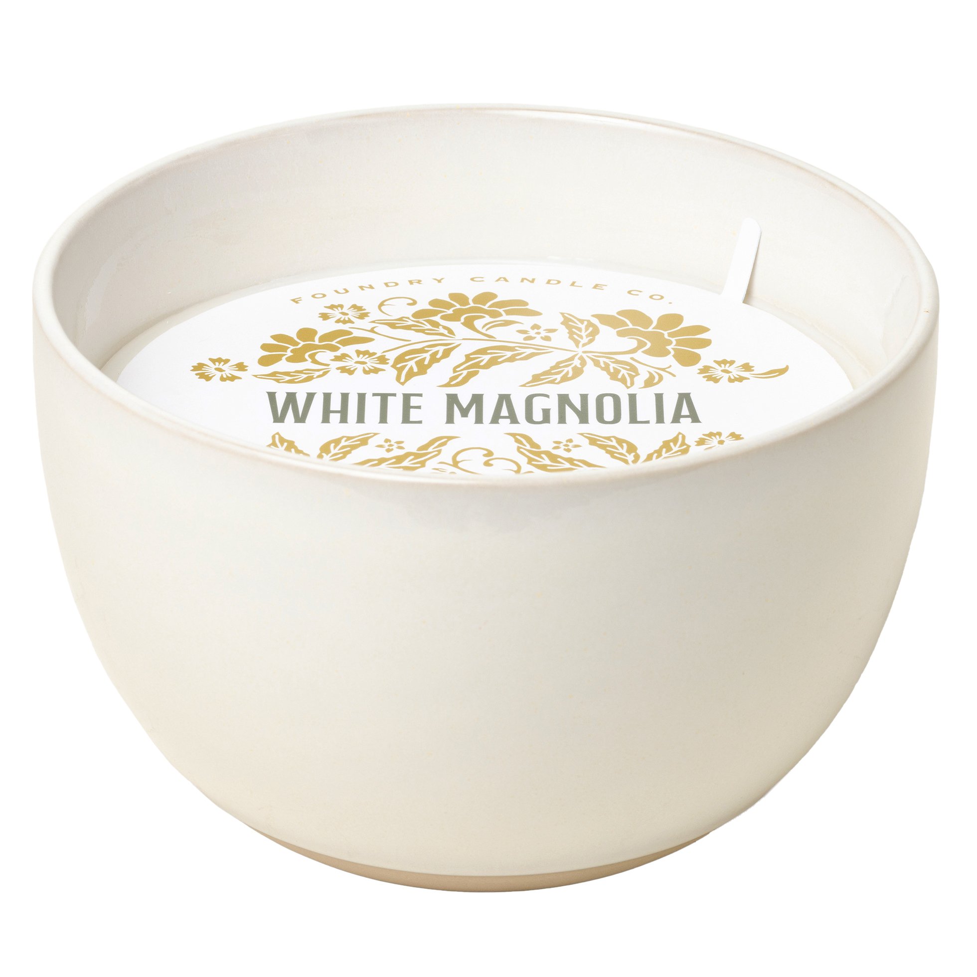 Foundry Candle Co. White Magnolia Scented Soy Bowl Candle - Shop ...