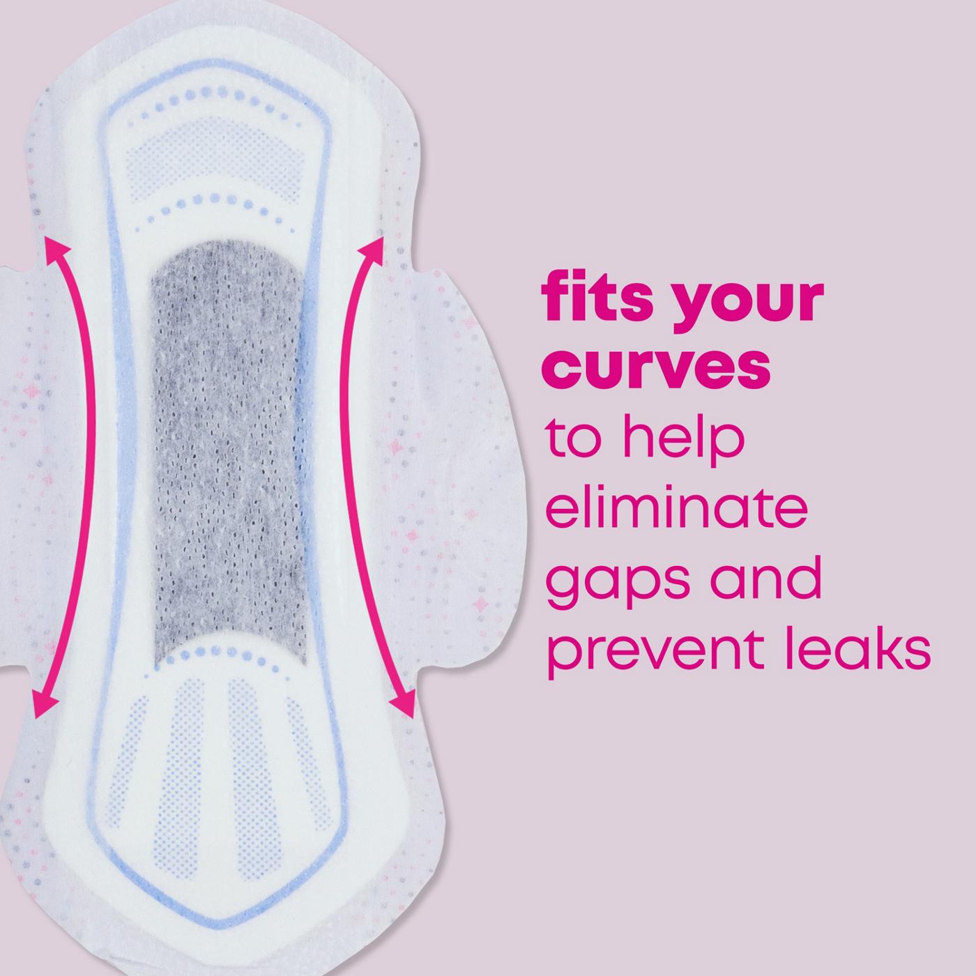 U by Kotex Balance - Sized for Teens Ultra Thin Pads with Wings - Heavy ...