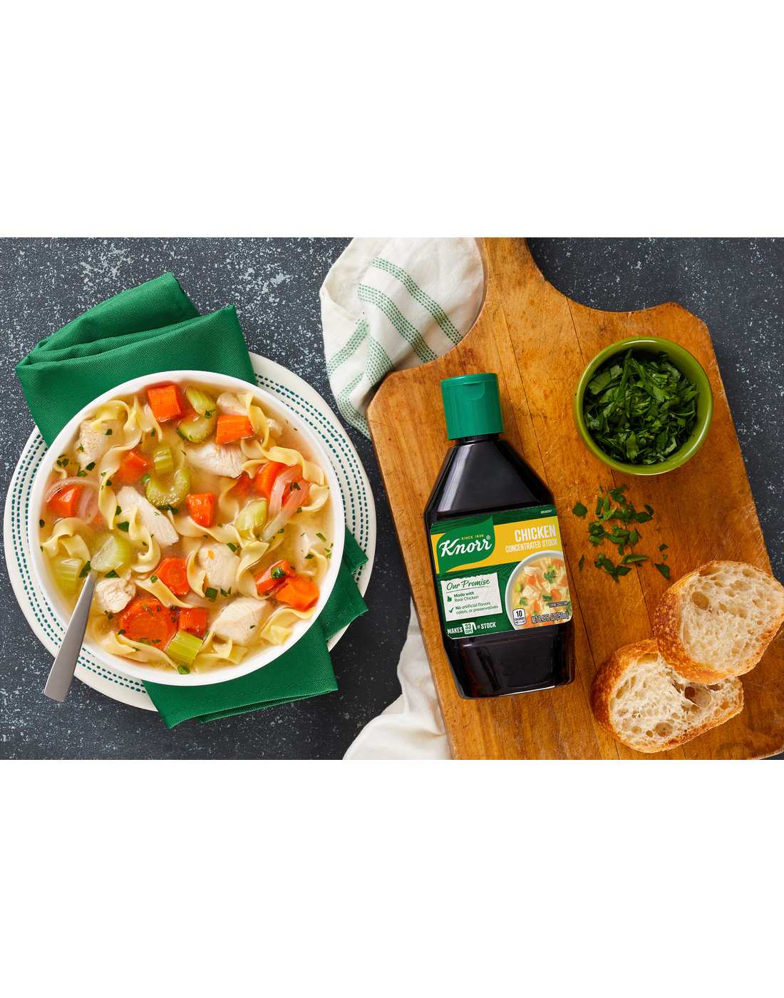 Knorr Chicken Concentrated Stock - Shop Broth & bouillon at H-E-B