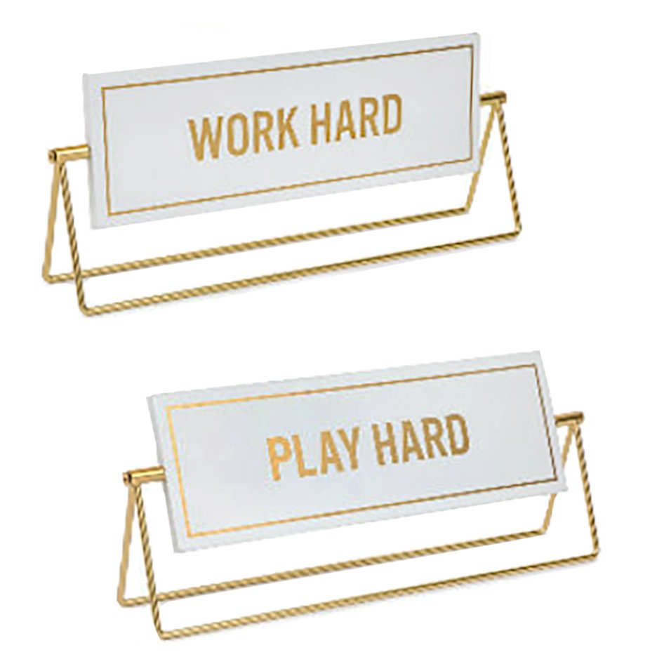 Core Home Dual Sided Desktop Plaque - Shop Desktop organizers at H-E-B