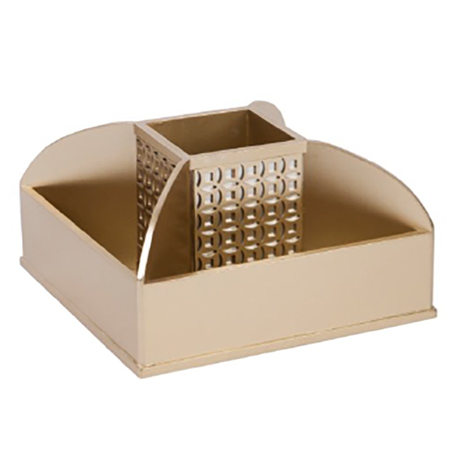 Home Essentials & Beyond Spinning Desktop Square Storage Caddy - Shop ...