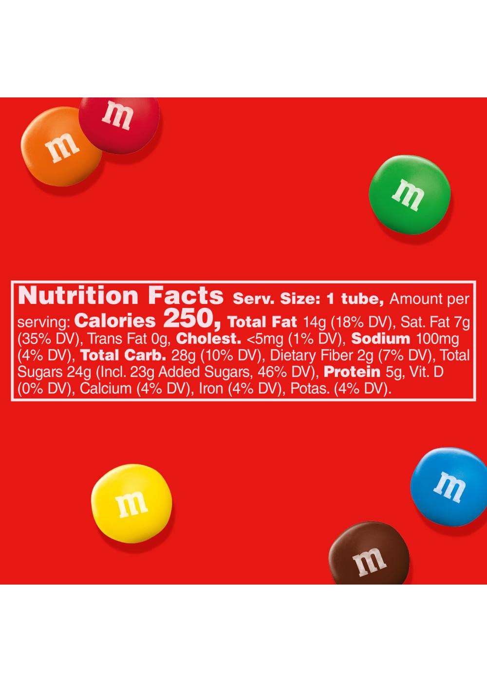 M&M'S Minis Peanut Butter Milk Chocolate Candy Mega Tube - Shop Candy ...