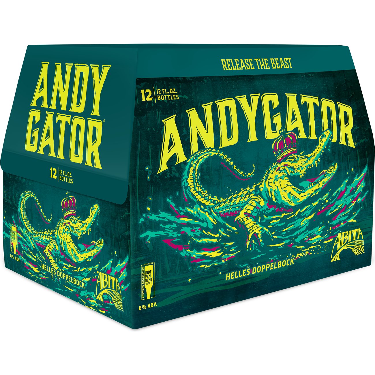 Abita Andygator Helles Doppelbock Pilsner Craft Beer 12 pk Bottles ...