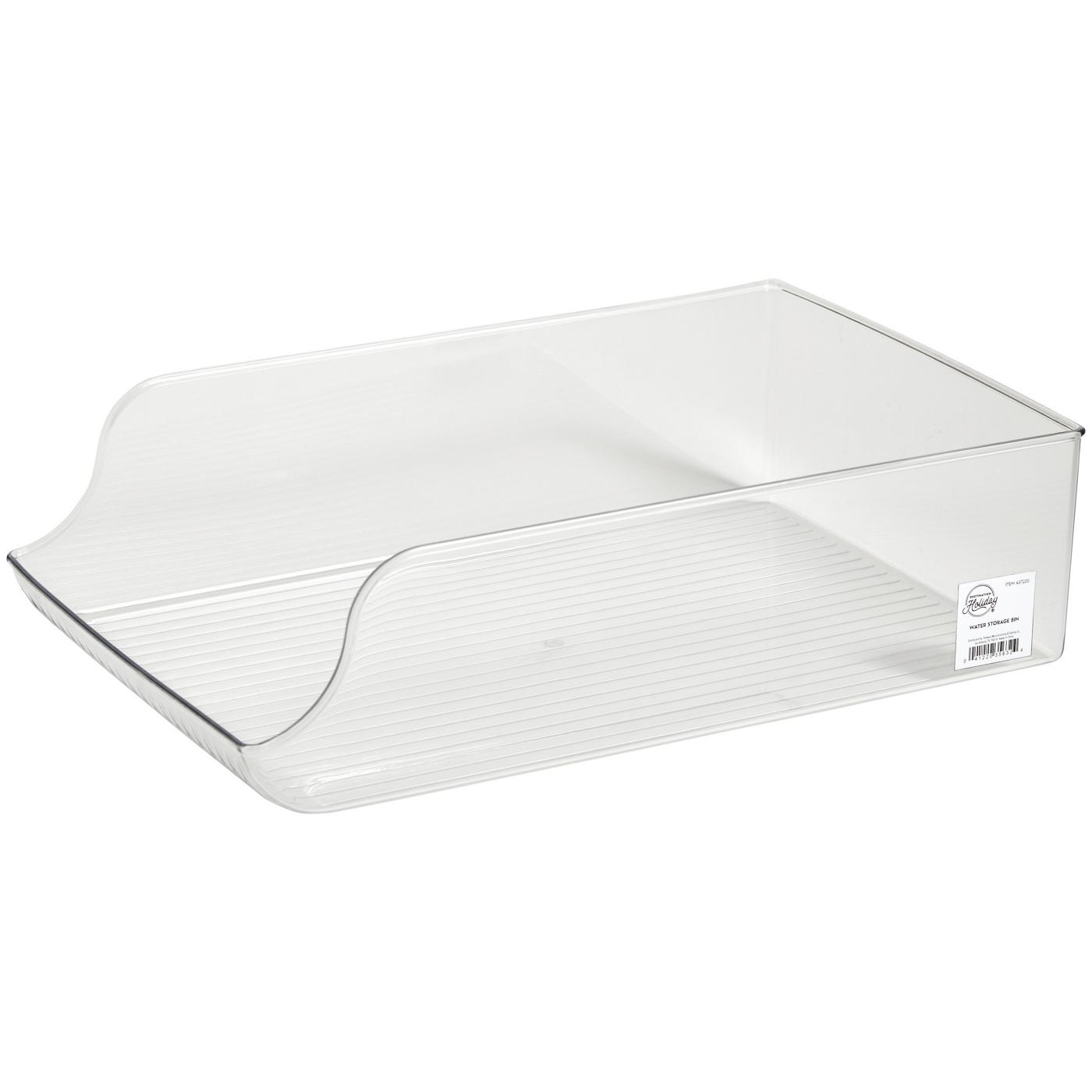 Destination Holiday Water Bottle Bin - Clear - Shop Storage bins at H-E-B